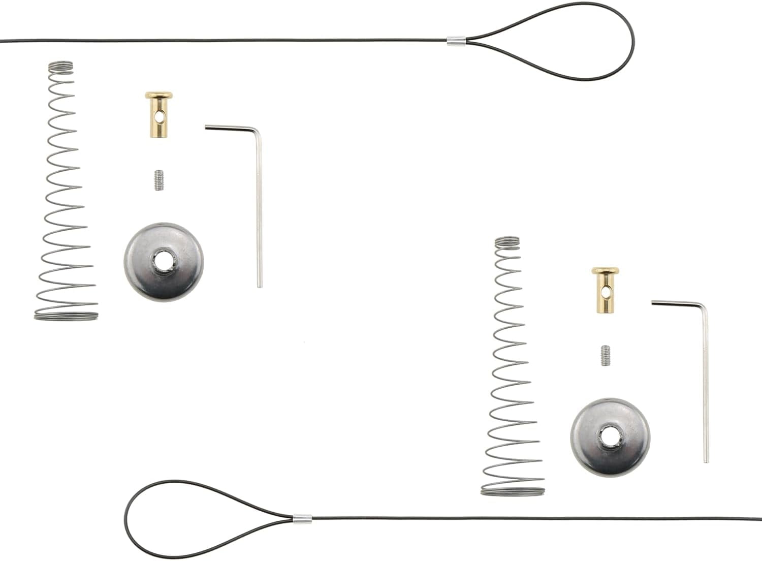 2 Sets Locking Accessory Latch Pull Kit Leather Cord Hi Spring Loaded ...