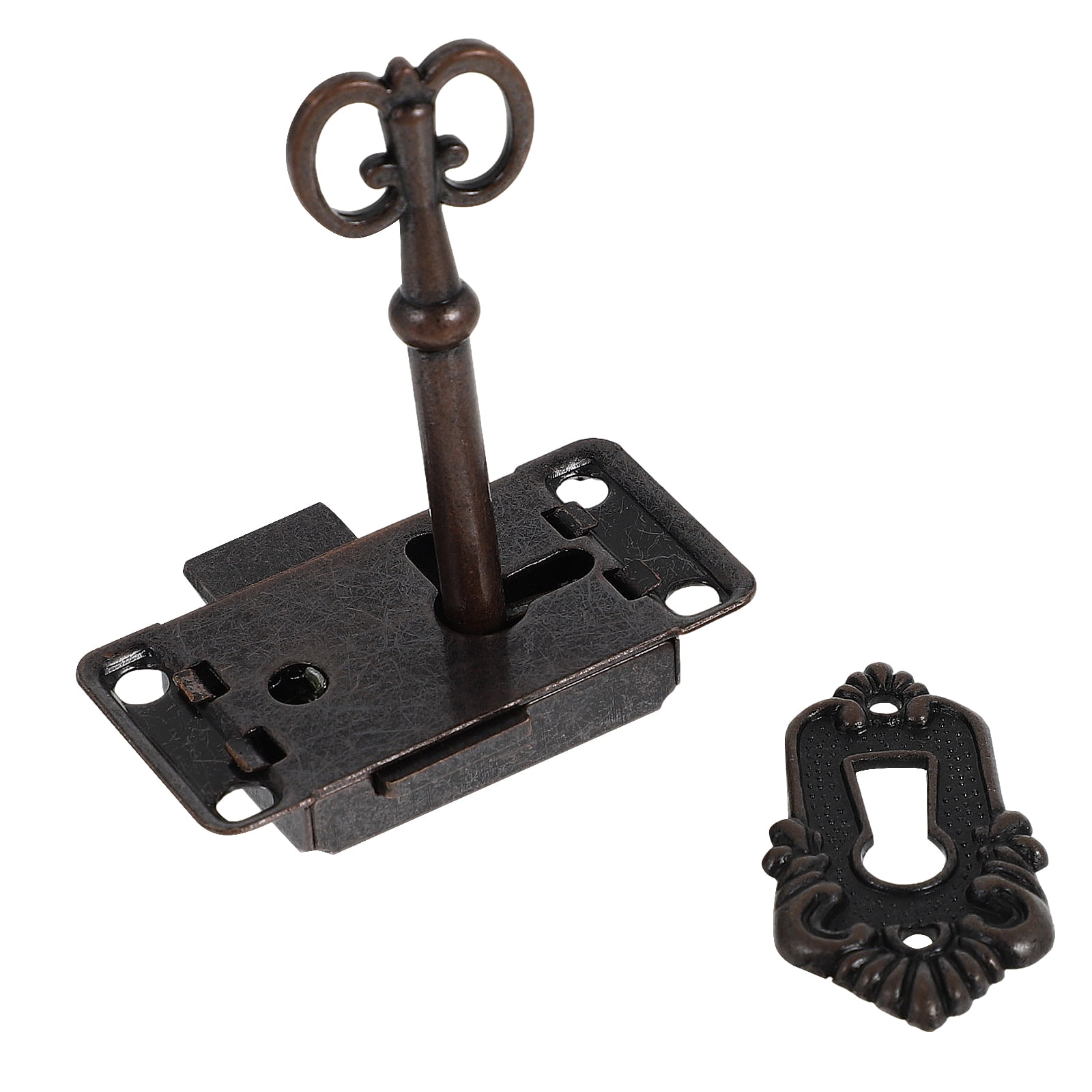 Antique Cupboard Lock for Furniture Use Compact Beautiful Metal Lock ...