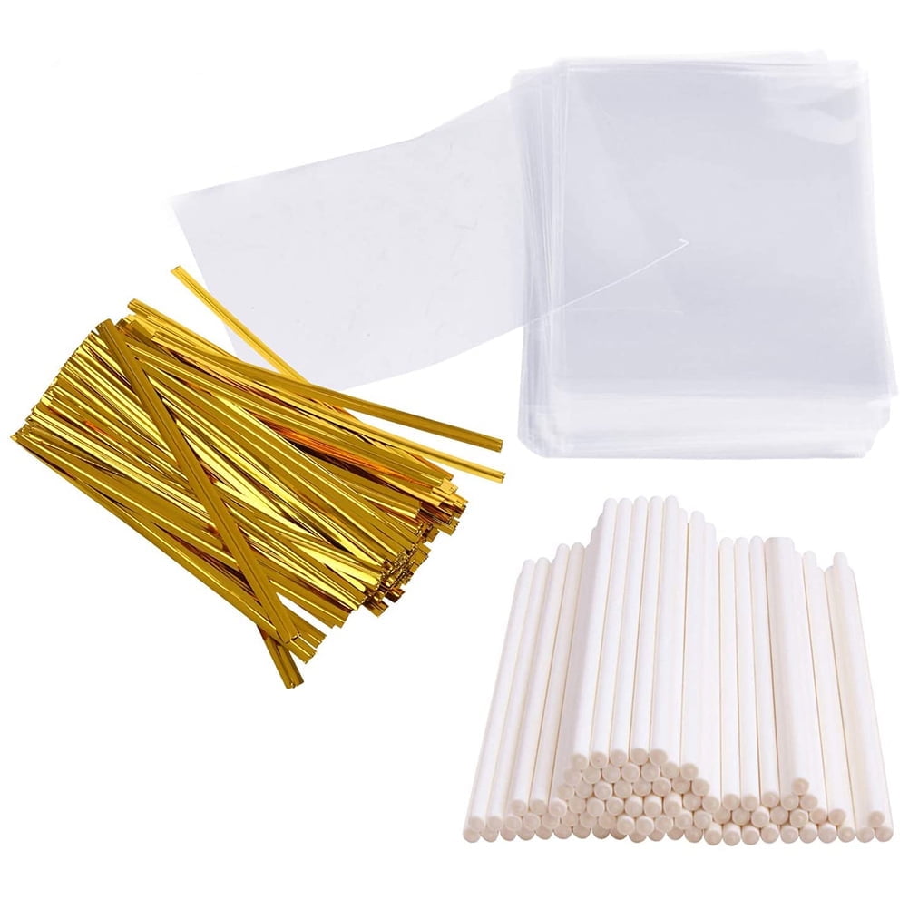2 Sets Lollipop Bag Lollipops Packing Paper Candy Sticks Party Treat ...