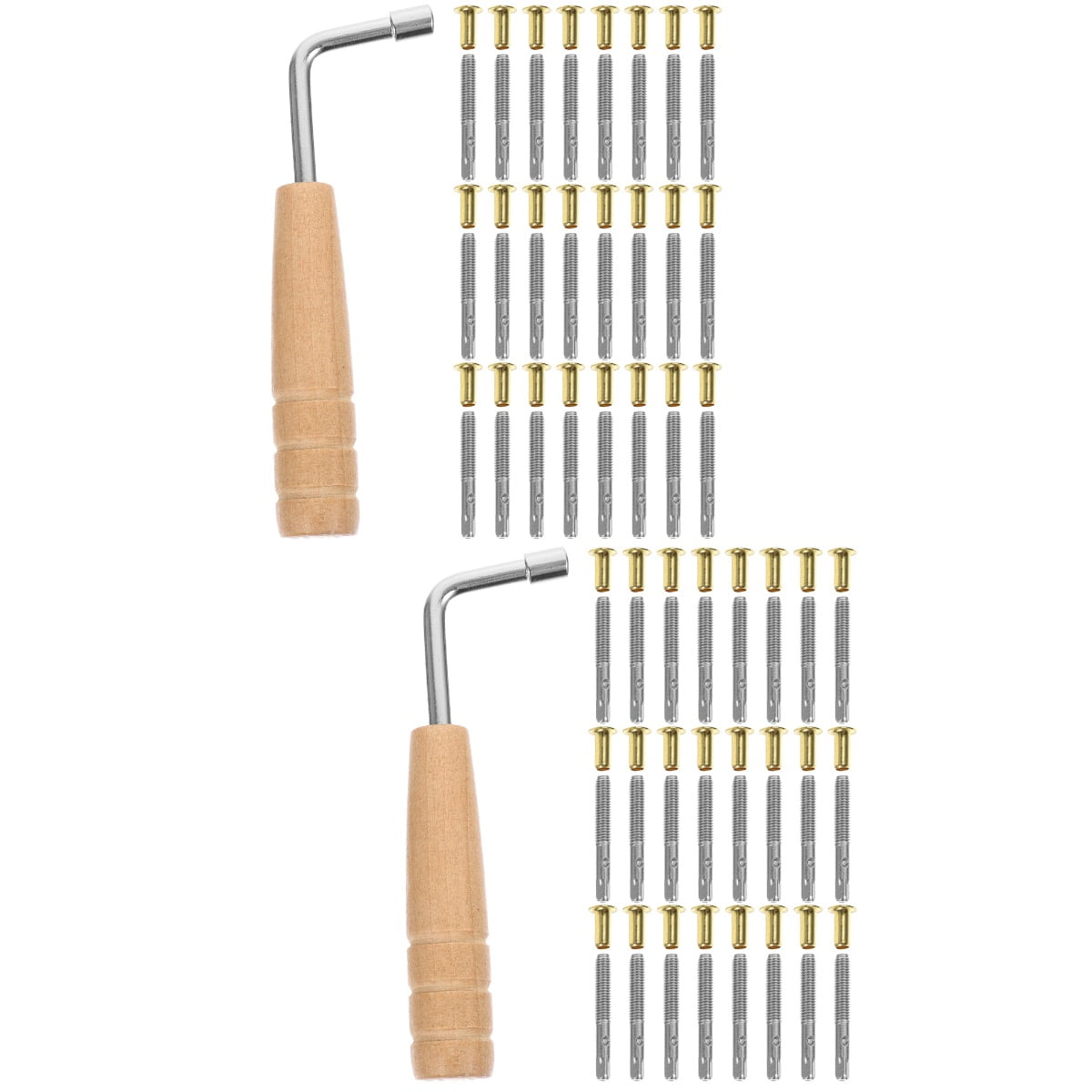 2 Sets Lyre Harp Set Harp Tuning Pin Harp Tuning Wrench Harp ...