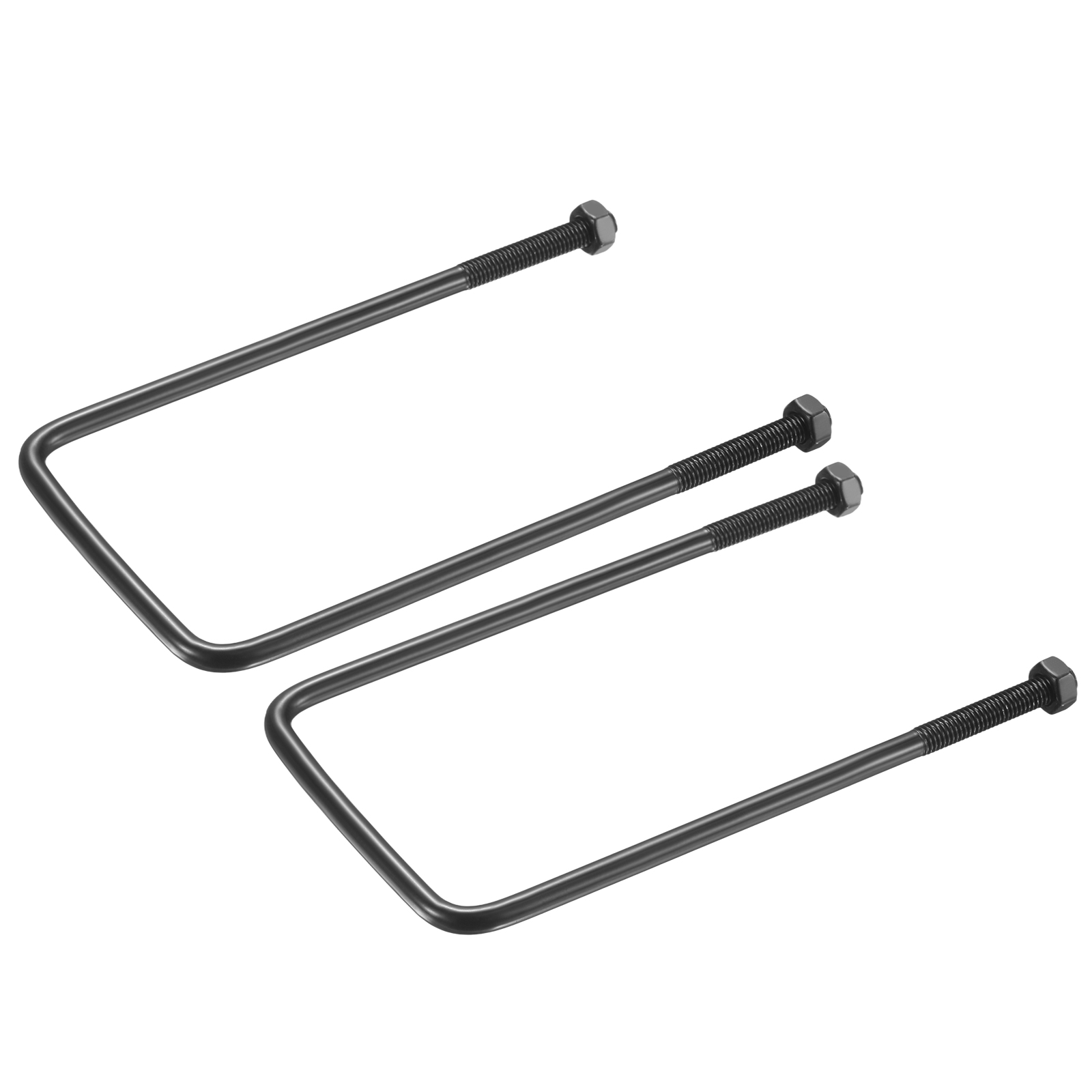 2 Sets M6 Square U-Bolts, 60mm Width 140mm Length 304 Stainless Steel ...