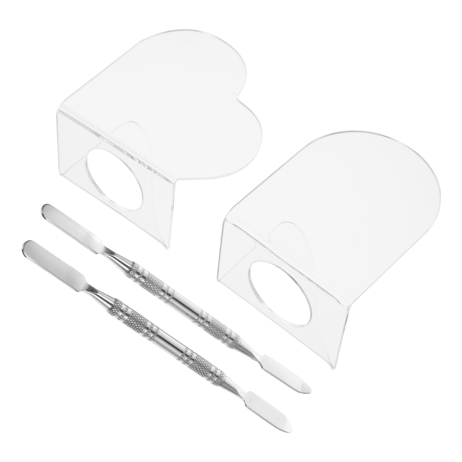 2 Sets Makeup Palette Transparent Color Palette 8X6cm - Walmart.com