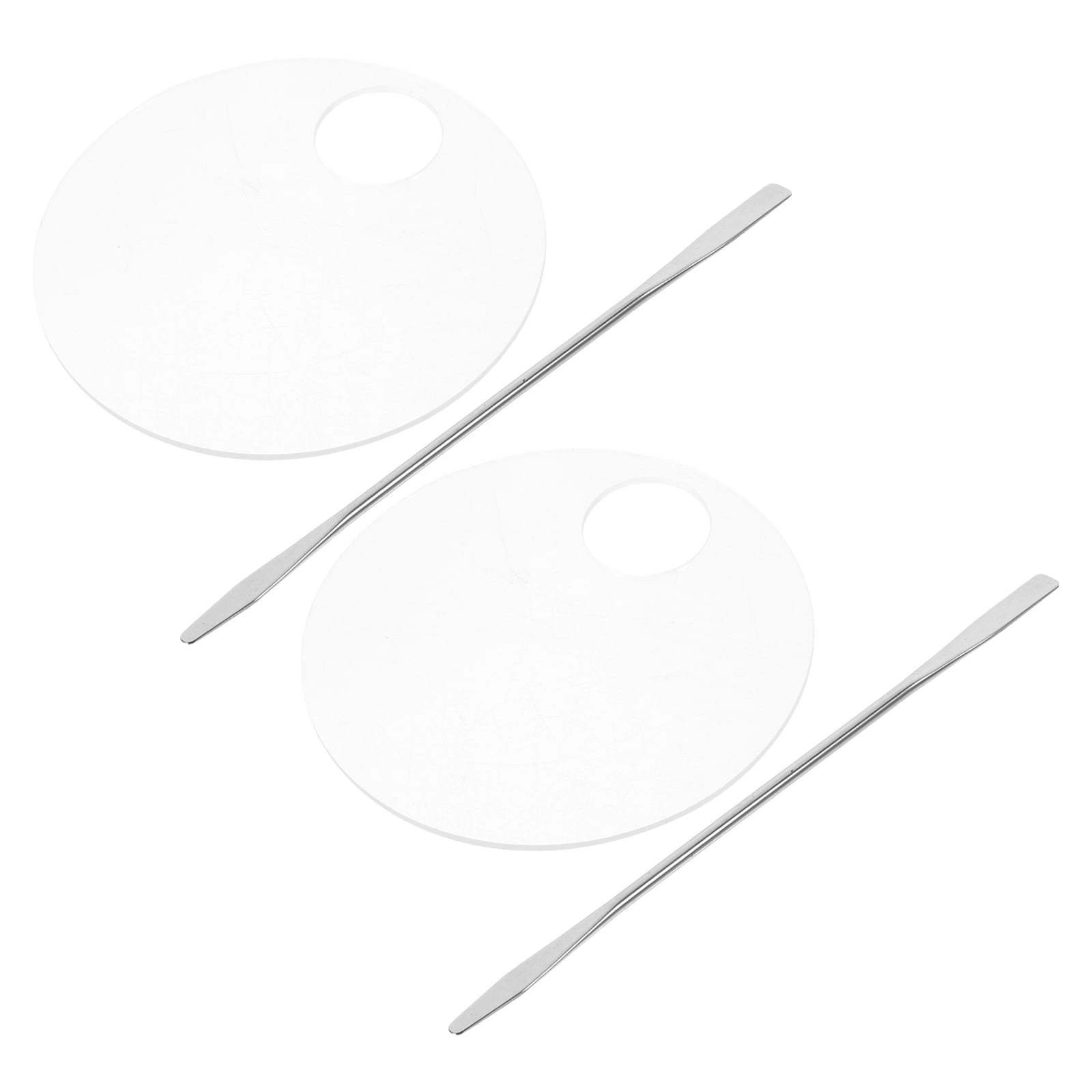 FRCOLOR Makeup Mixing Plate for Foundation Eyeshadow with Acrylic ...