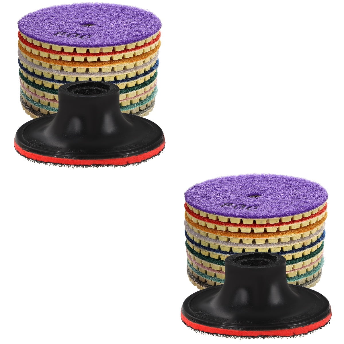 2 Sets Marble Polishing Pads Diamond Wet Polishing Kit Polish Tools for ...