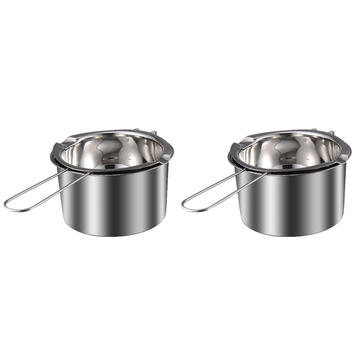 2 Sets Melting Pot Double Boiler Boiling Water Steamer Pan Baking ...