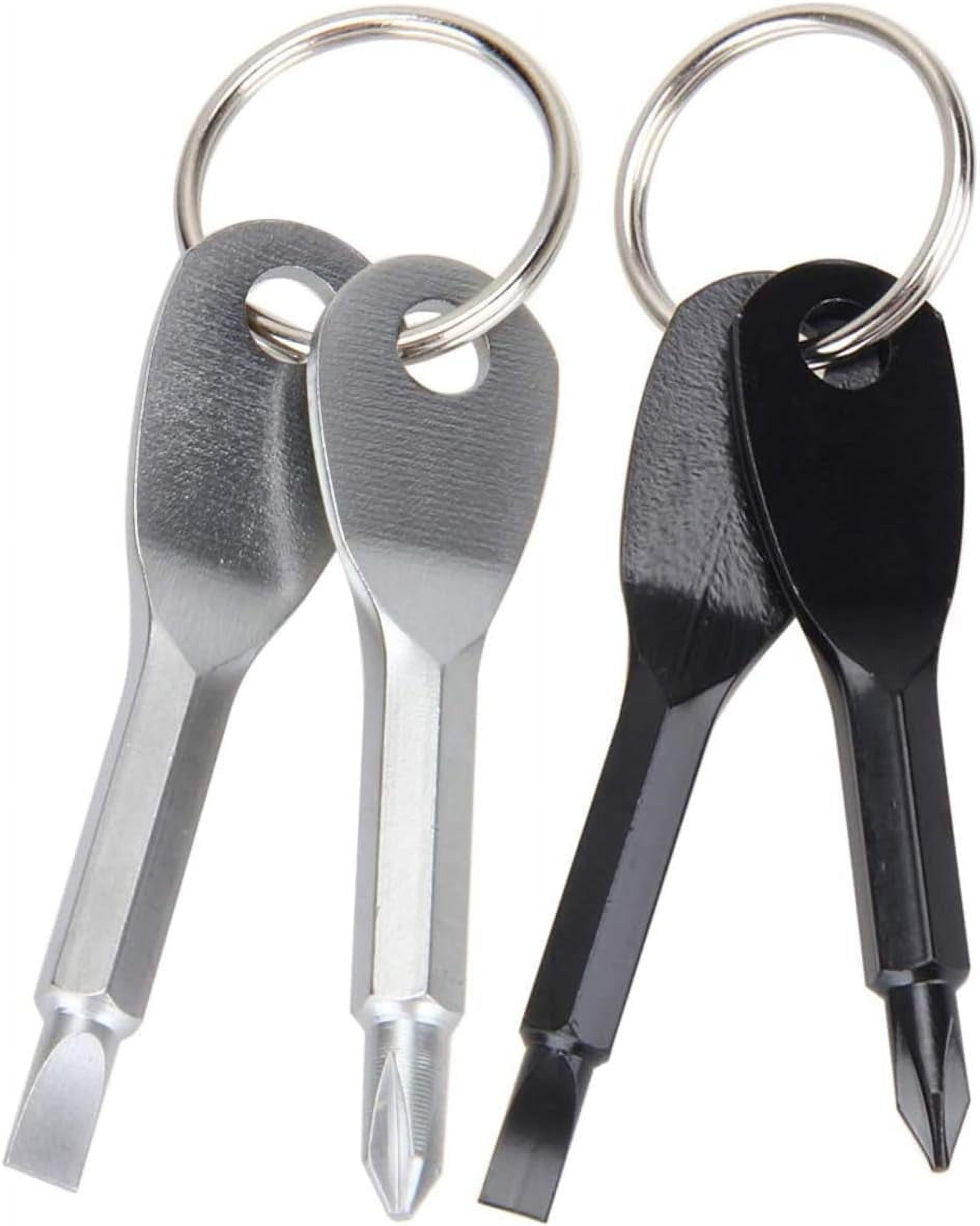 2 Sets Mini Screwdriver Keychain Portable Keychain Screwdriver Tool ...