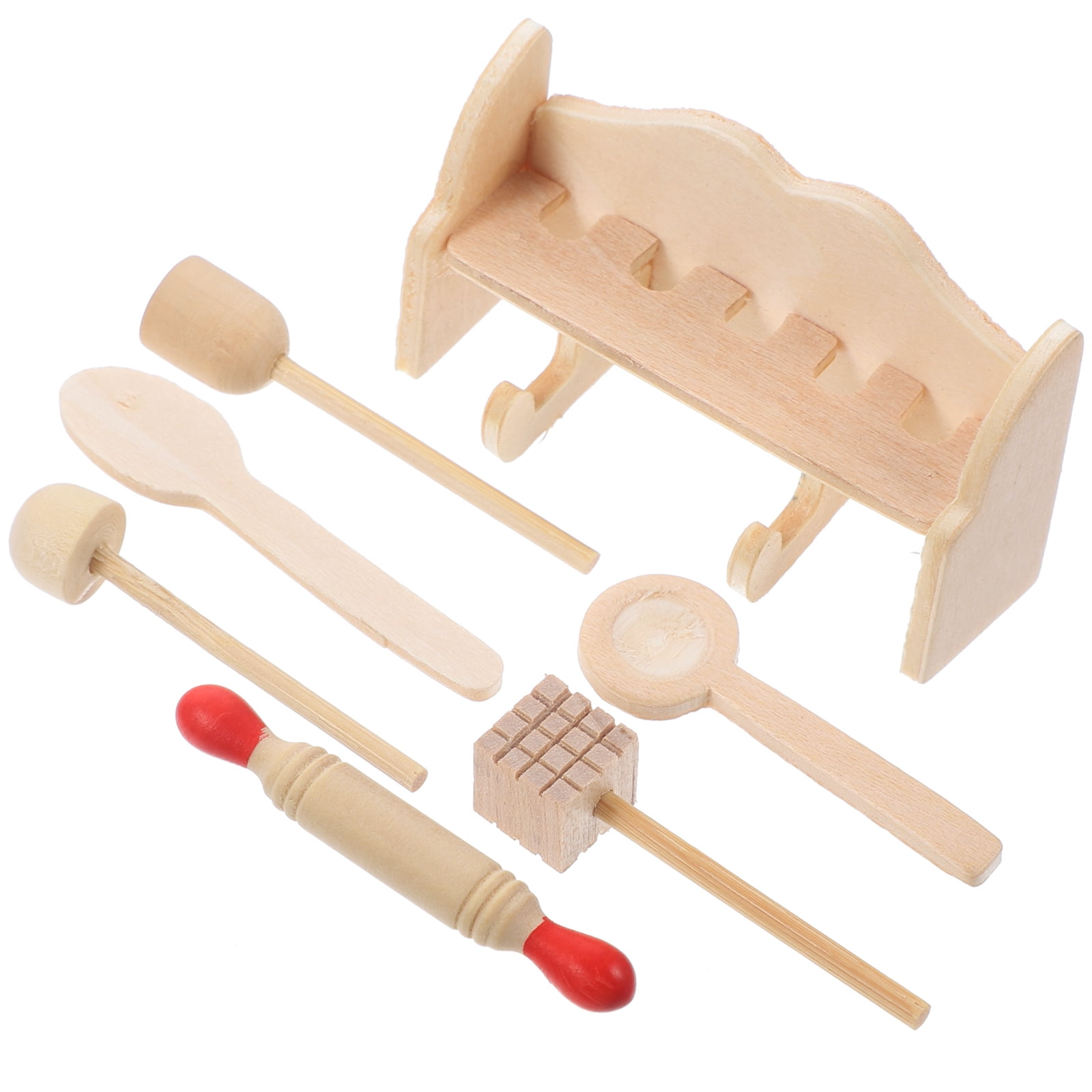 2 Sets Miniature Kitchen Cooking Utensils Dollhouse Mini Toys Tiny ...
