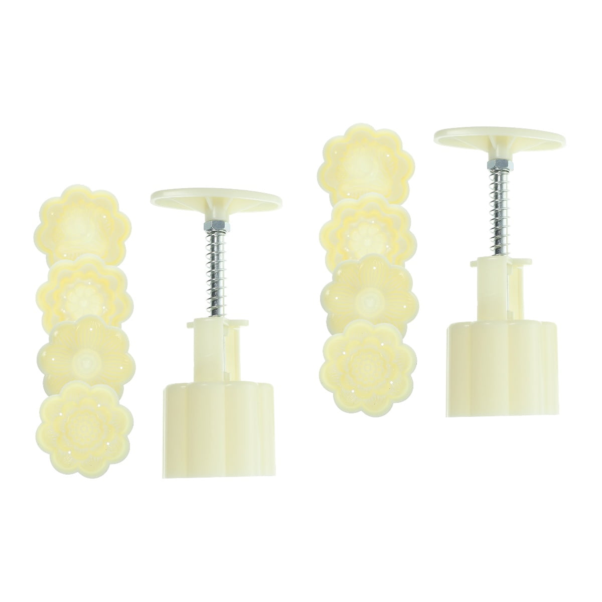 2 Sets Moon Cake Mold Hand Press Molds Fathetd Day Gifts Postage Stamps ...