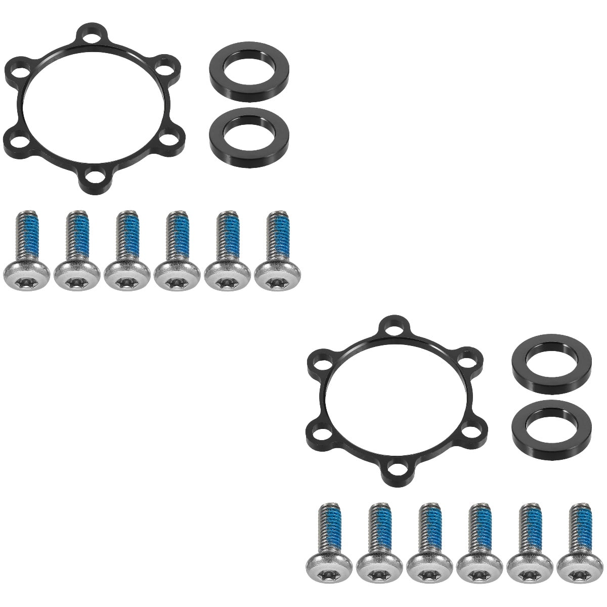 2 Sets Mountain Bike Hub Conversion Washer Conversion Hub Pad Hub ...