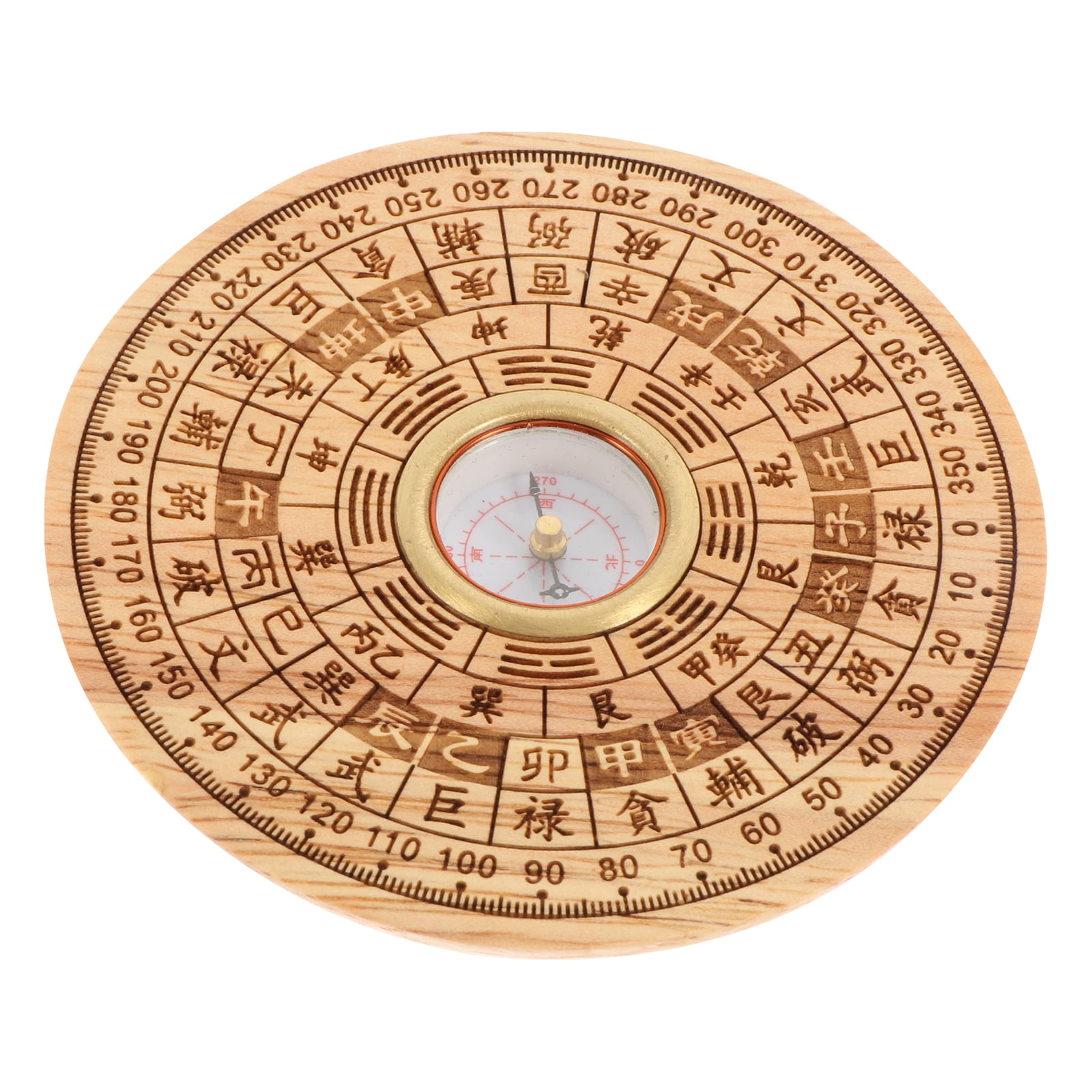 2 Sets Multi Use Feng Shui Compass Flipping Cover Luo Pan Camping Survival Compass