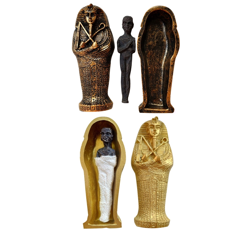2 Sets Mummy Decoration Decorations Unwrap Caskets Home Accessories ...
