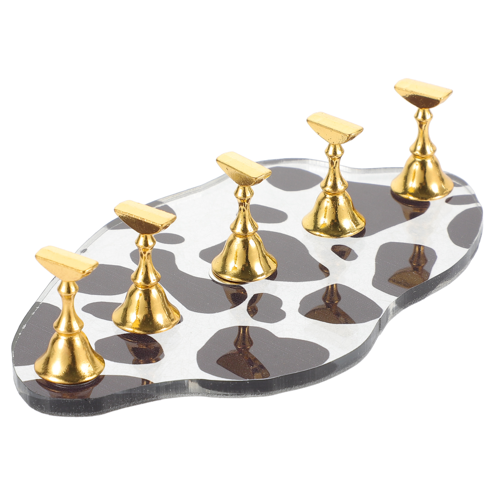 2 Sets Nail Art Practice Stands Fake Nail Tips Holder Press on Nails ...