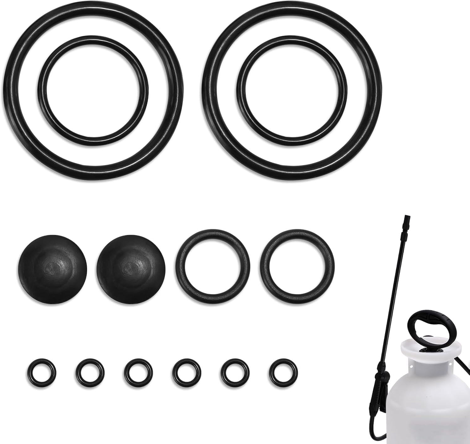 2 Sets O Rings Seal Gasket Kit Compatible with Chapin 20000 Sprayers ...