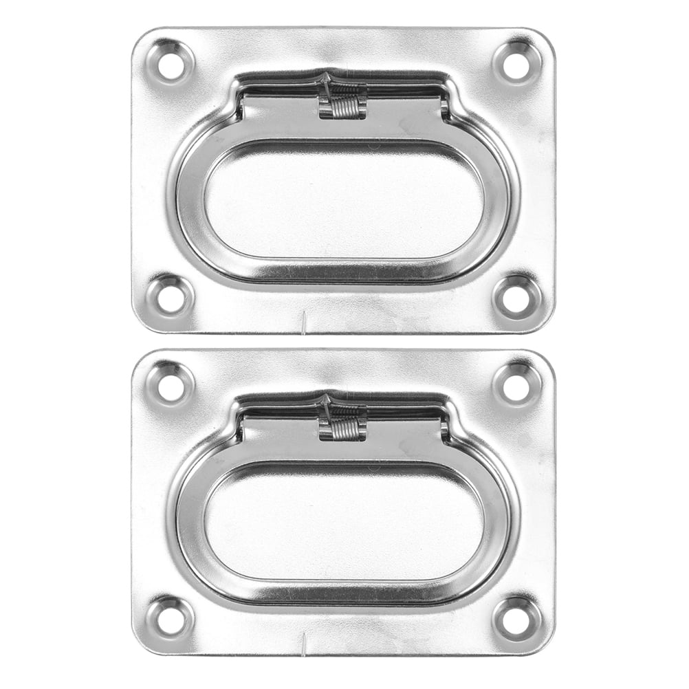 2 Sets Of Boat Ring Hatch Pull Flush Pull Handle Marine Boat Flush ...