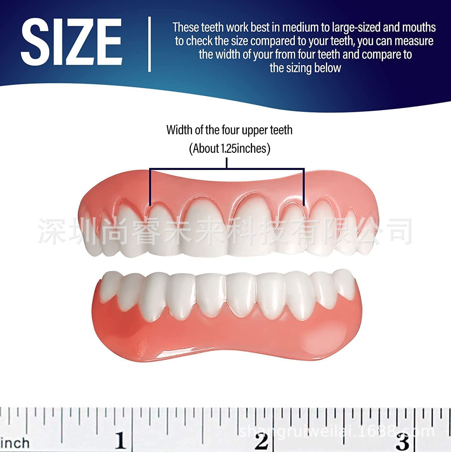 2 Sets Of Dentures, Upper And Lower Jaw Dentures, Natural And ...