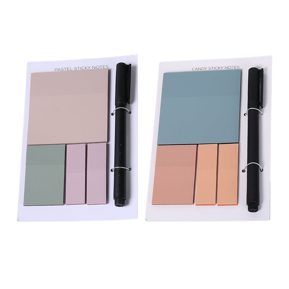 2 Sets Of Transparent Convenience Stickers With Pen Combination Set ...