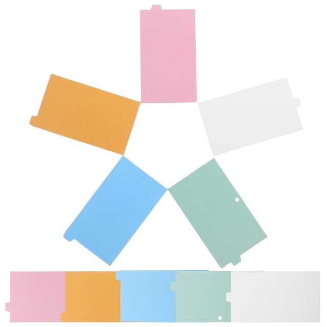 2 Sets Office+supplies Index Separator Page Note Book Binder Divider ...