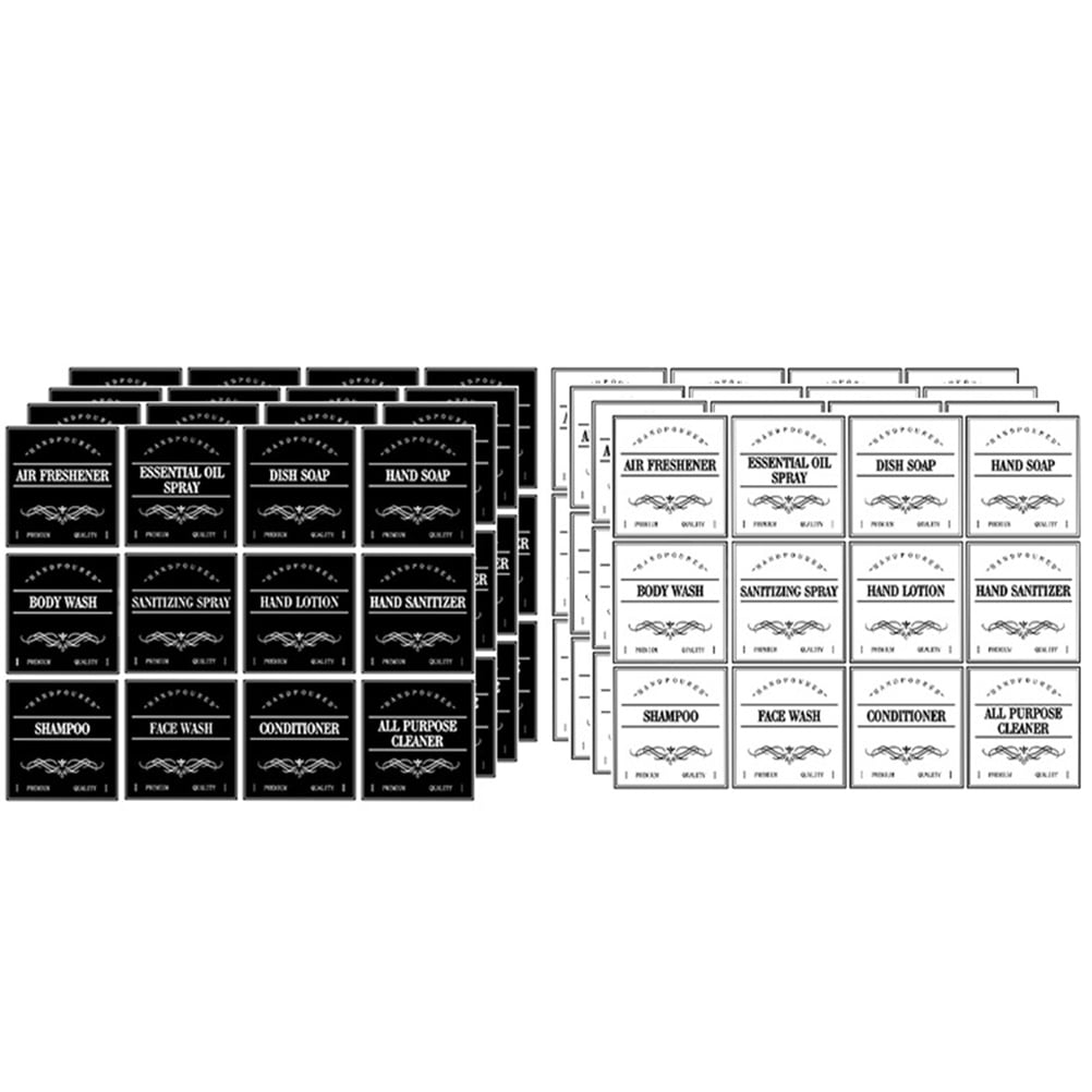 2 Sets Organizing Stickers Assorted Labels Bathroom Labels for Storage ...