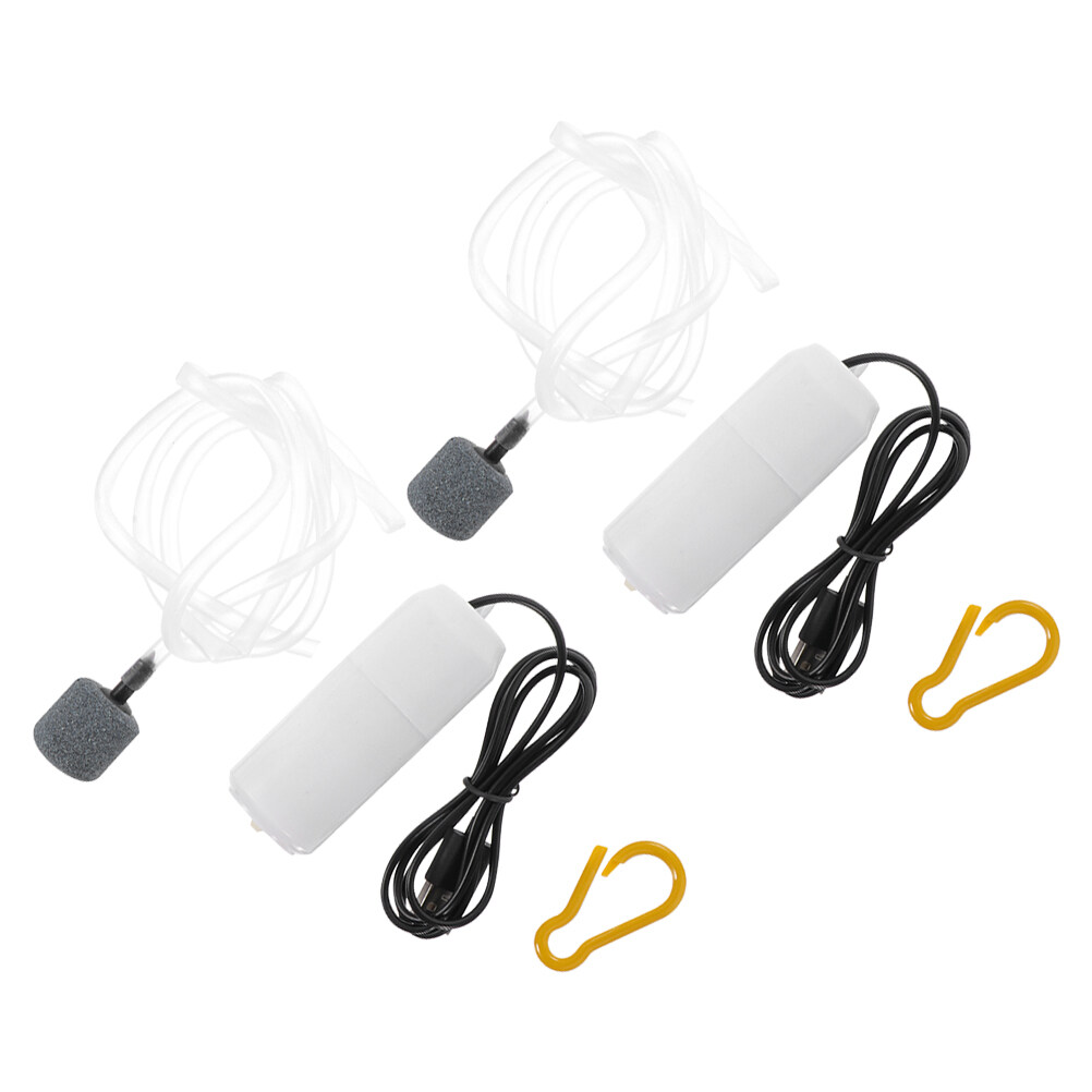 2 Sets Oxygen Pump Water for Fountain Electric Inflatables Gas Fish ...