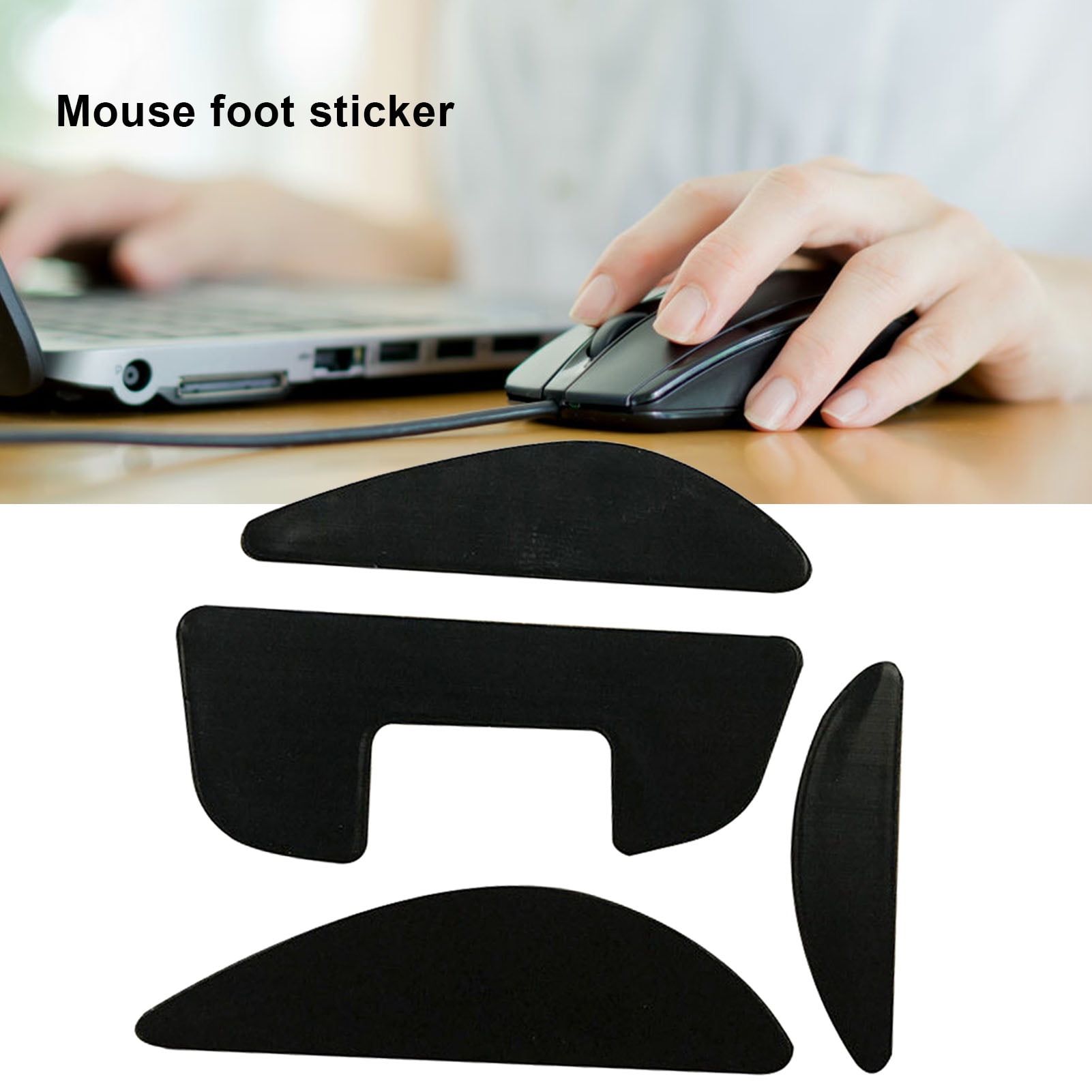 2 Sets PTFE Wireless Mouse Feet Pad Skates Replacement for Logitech ...