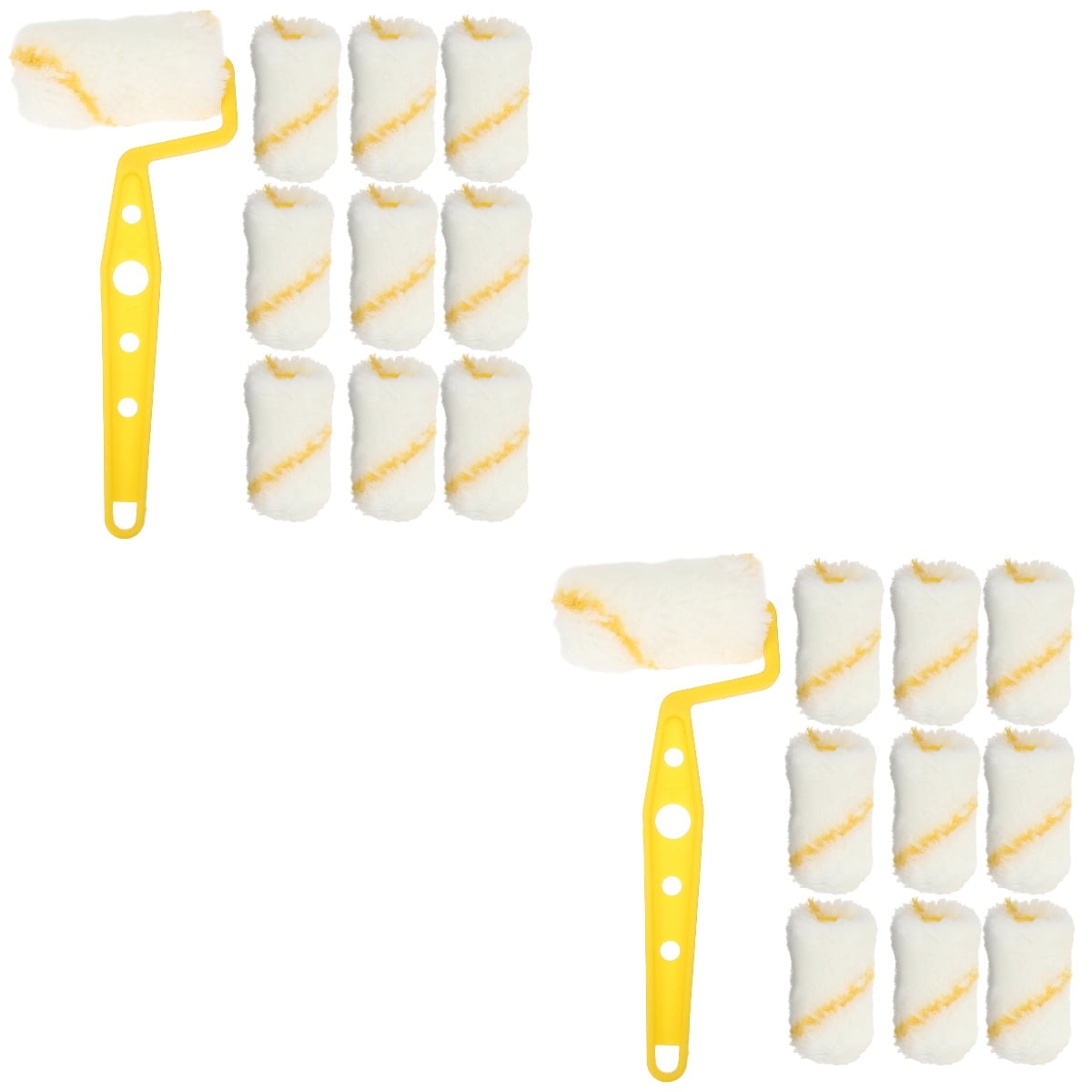 2 Sets Paint Rollers Refills Painting Roller Brushes Wall Painting ...