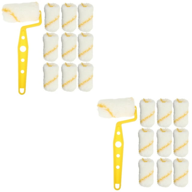 2 Sets Paint Rollers Refills Painting Roller Brushes Wall Painting ...