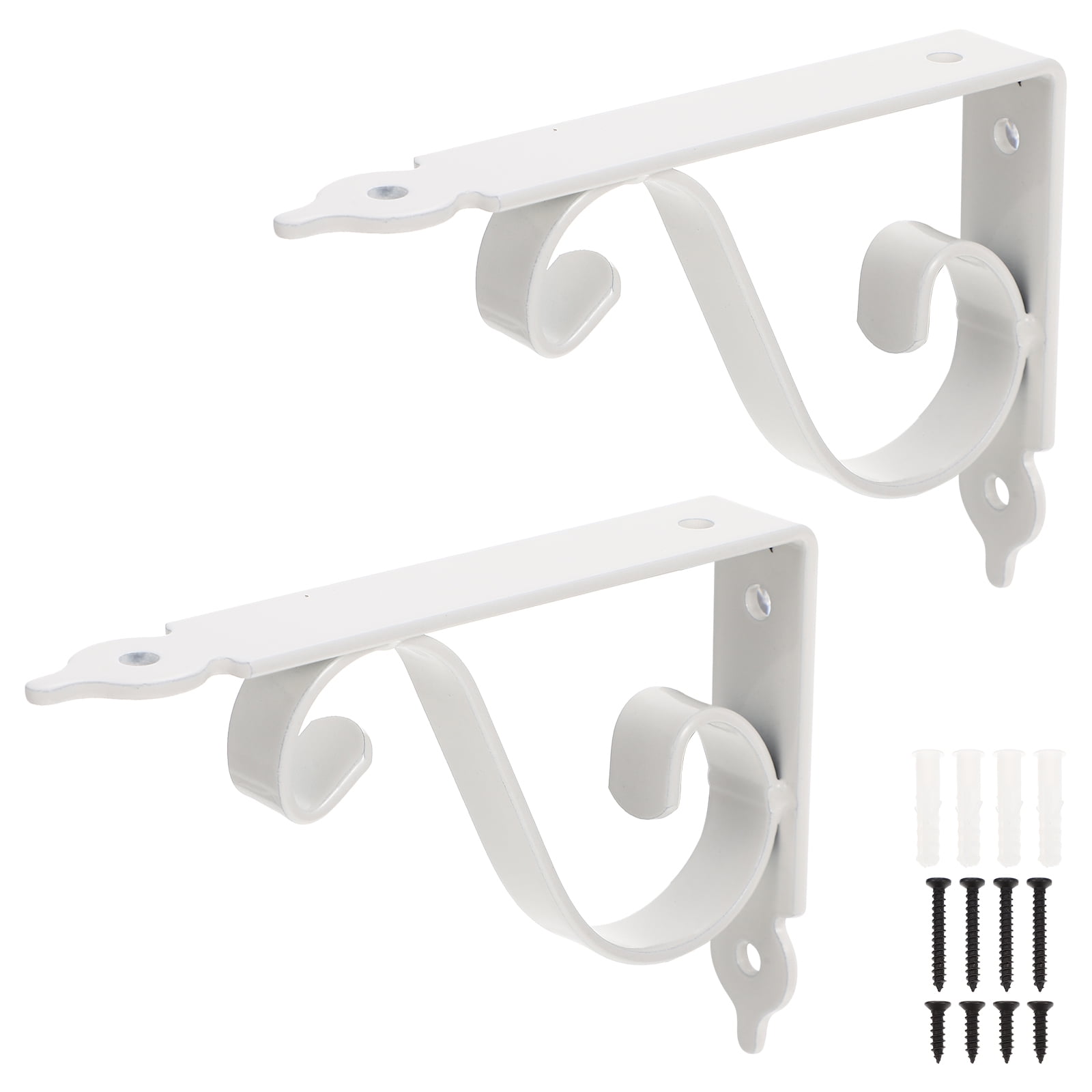 2 Sets Pallet Bracket Decorative Shelf Brackets Wire Corner Support ...
