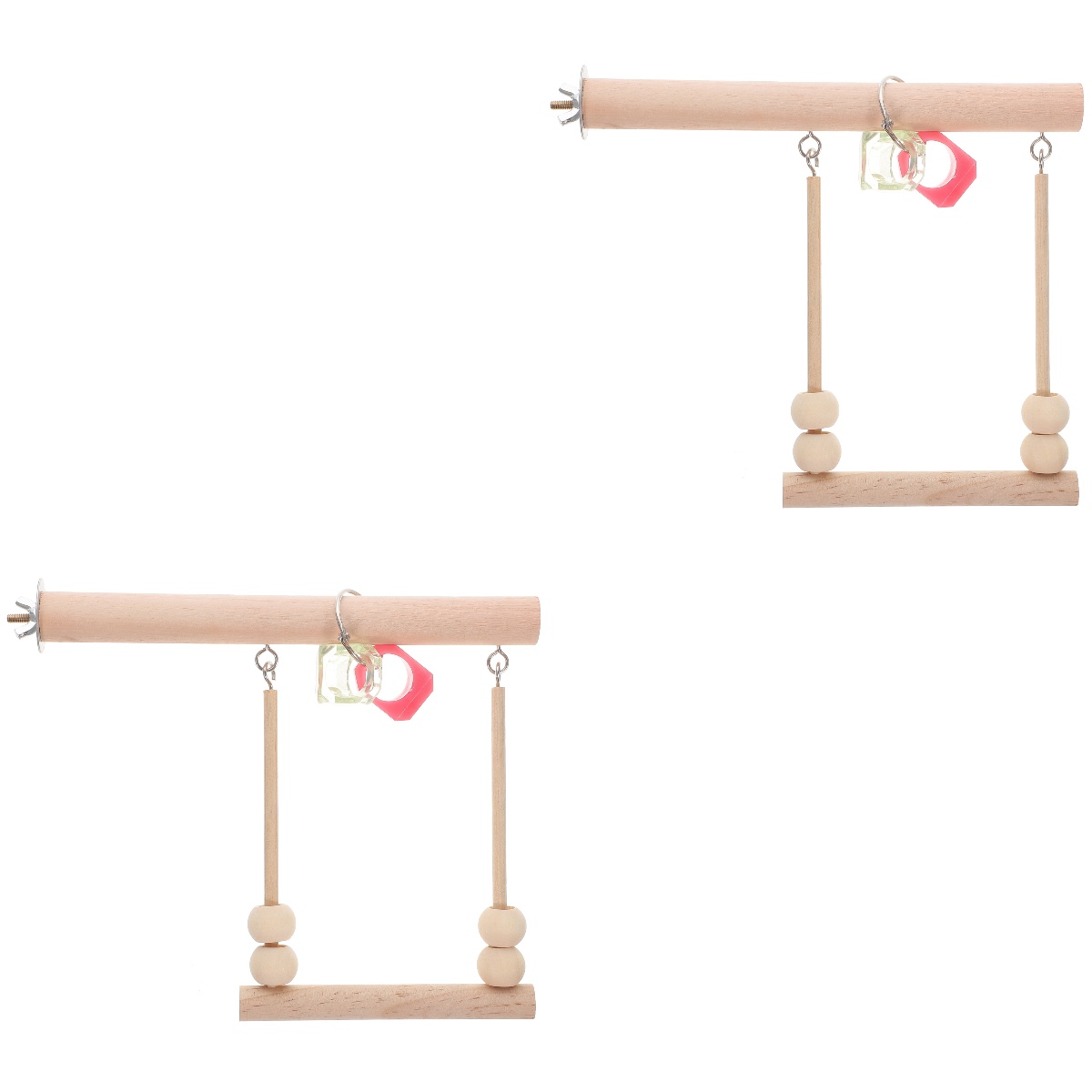 2 Sets Parrot Cages Parrot Swing Small Pet Toy 20x17cm - Walmart.com