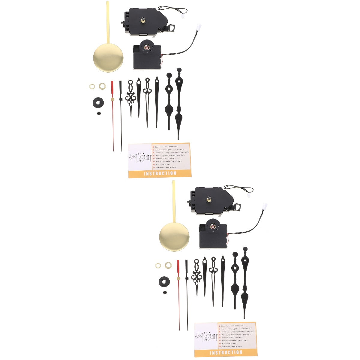 2 Sets Pendulum Trigger Quartz Clock Movement Melody Clock Part ...