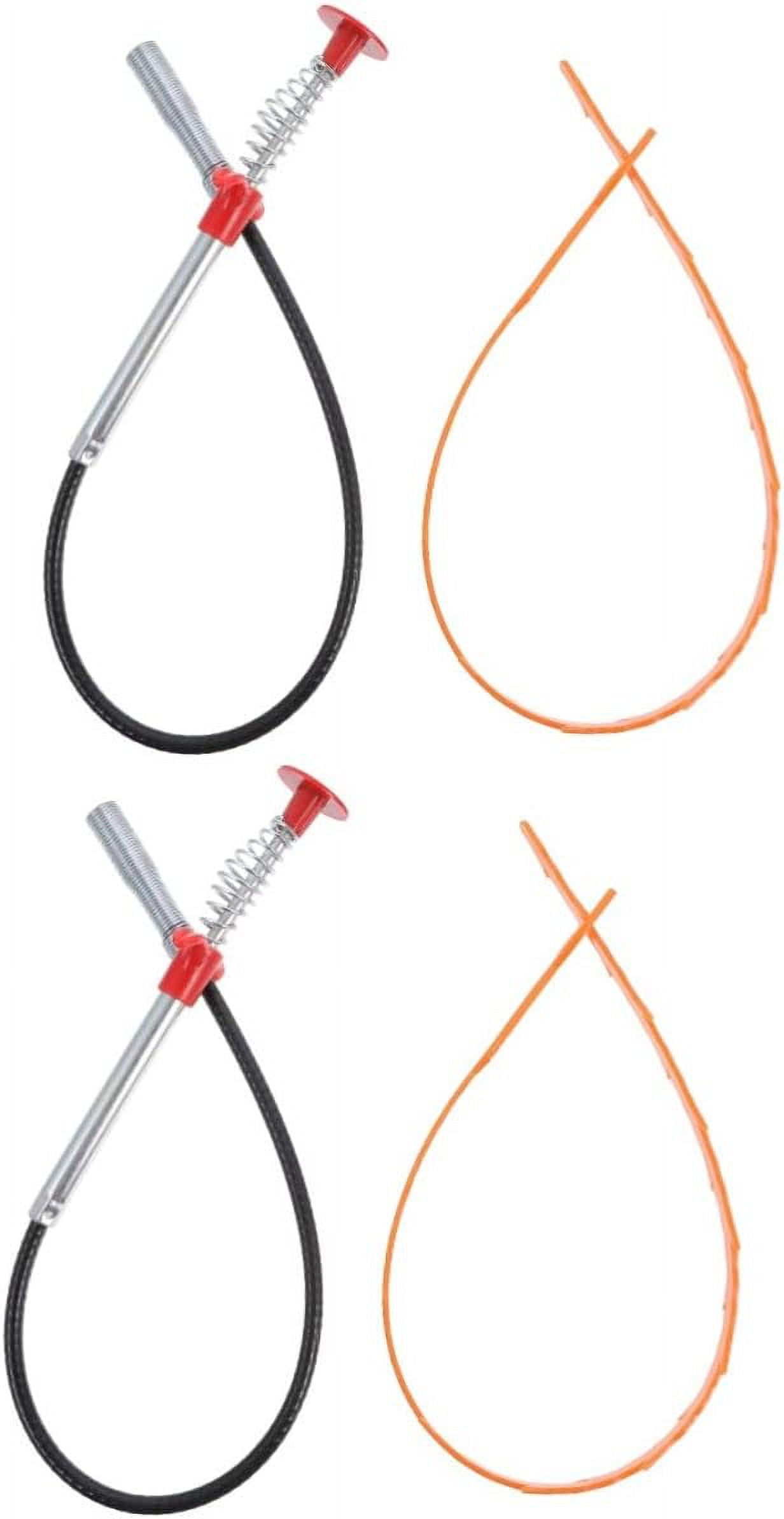 2 Sets Pipe Cleaner Spring Tool Plumbing Tools Toliet Bowl Cleaner Duct ...