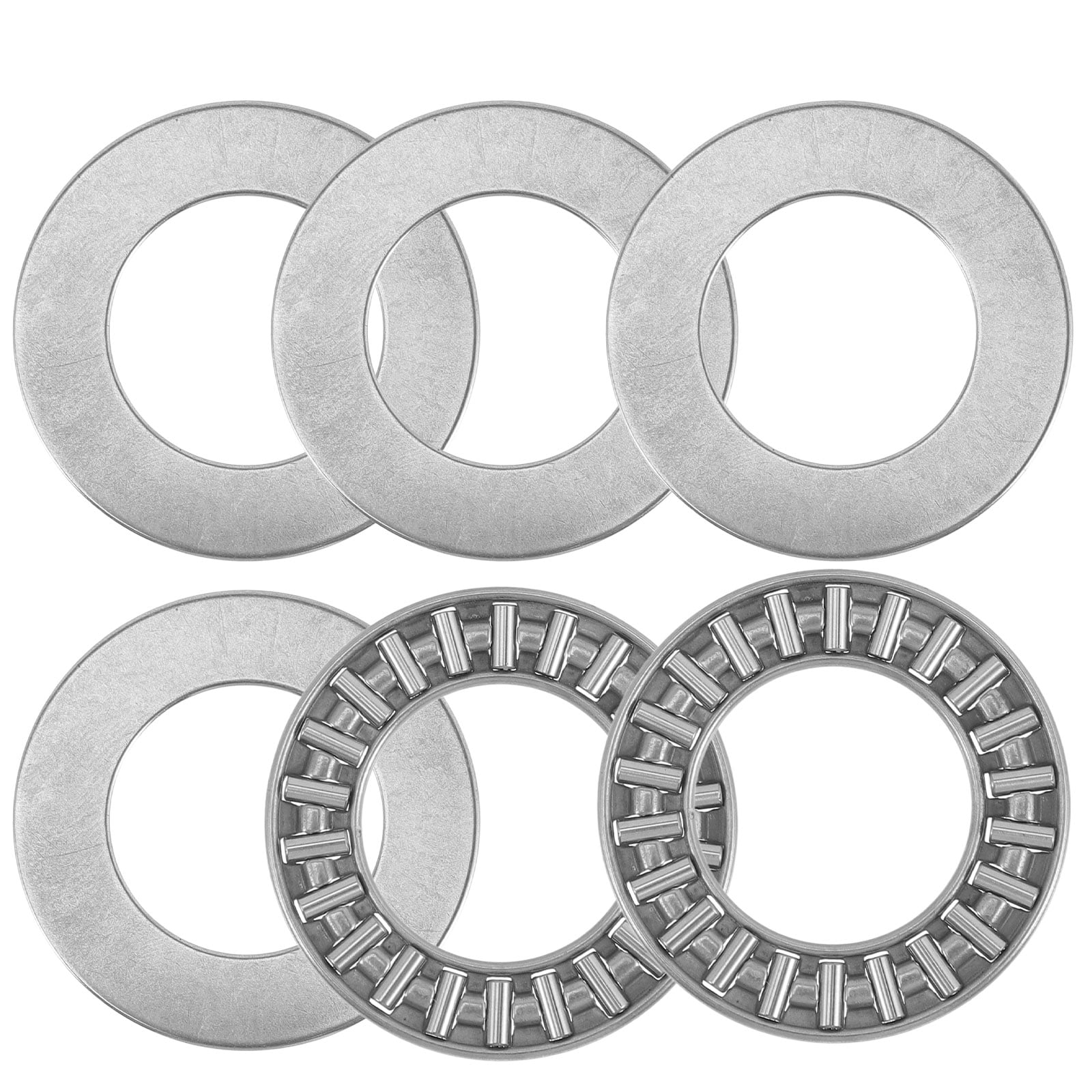 2 Sets Plane Thrust Bearing Heavy Duty Industrial Bearing Thrust ...