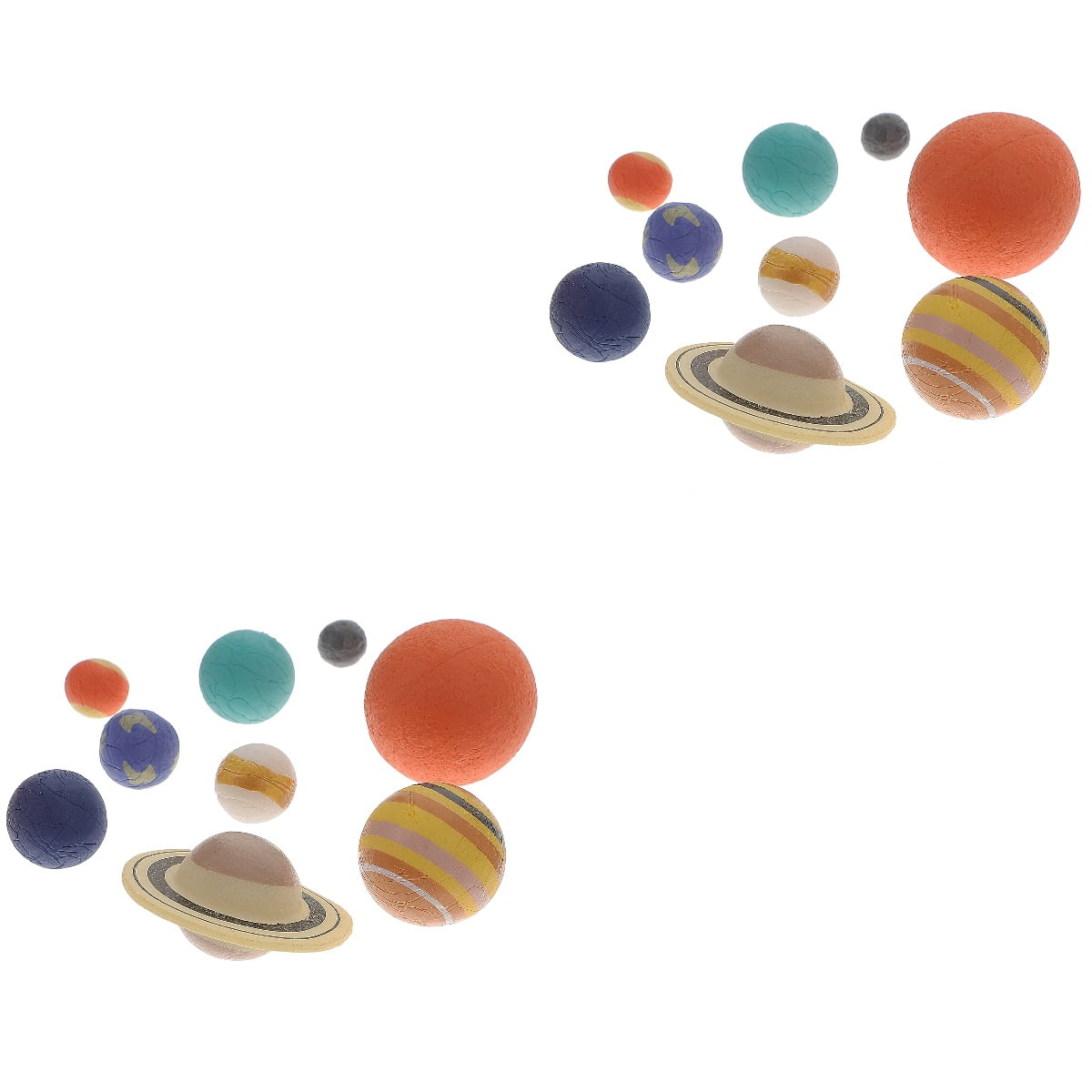 2 Sets Planets Model Solar System Planets Figure Educational Toy for Astronomy Enthusiast ...