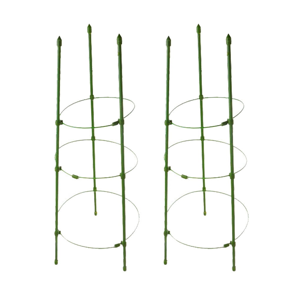 2 Sets Plant Support Cages Garden Stakes Tomato Vine Cages Supports ...