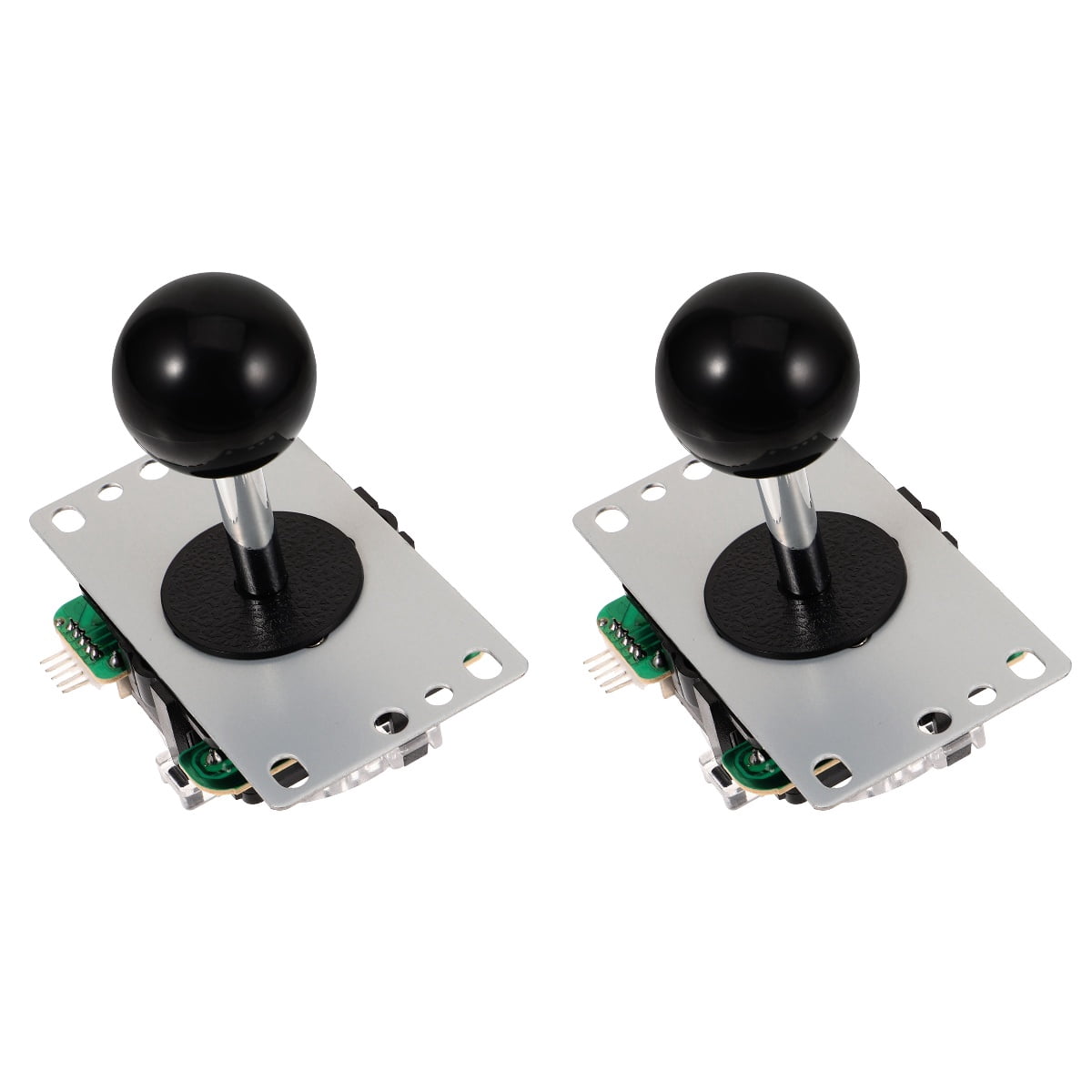 2 Sets Plastic Joystick Gaming Console Arcade Circuit Board 5p Without ...