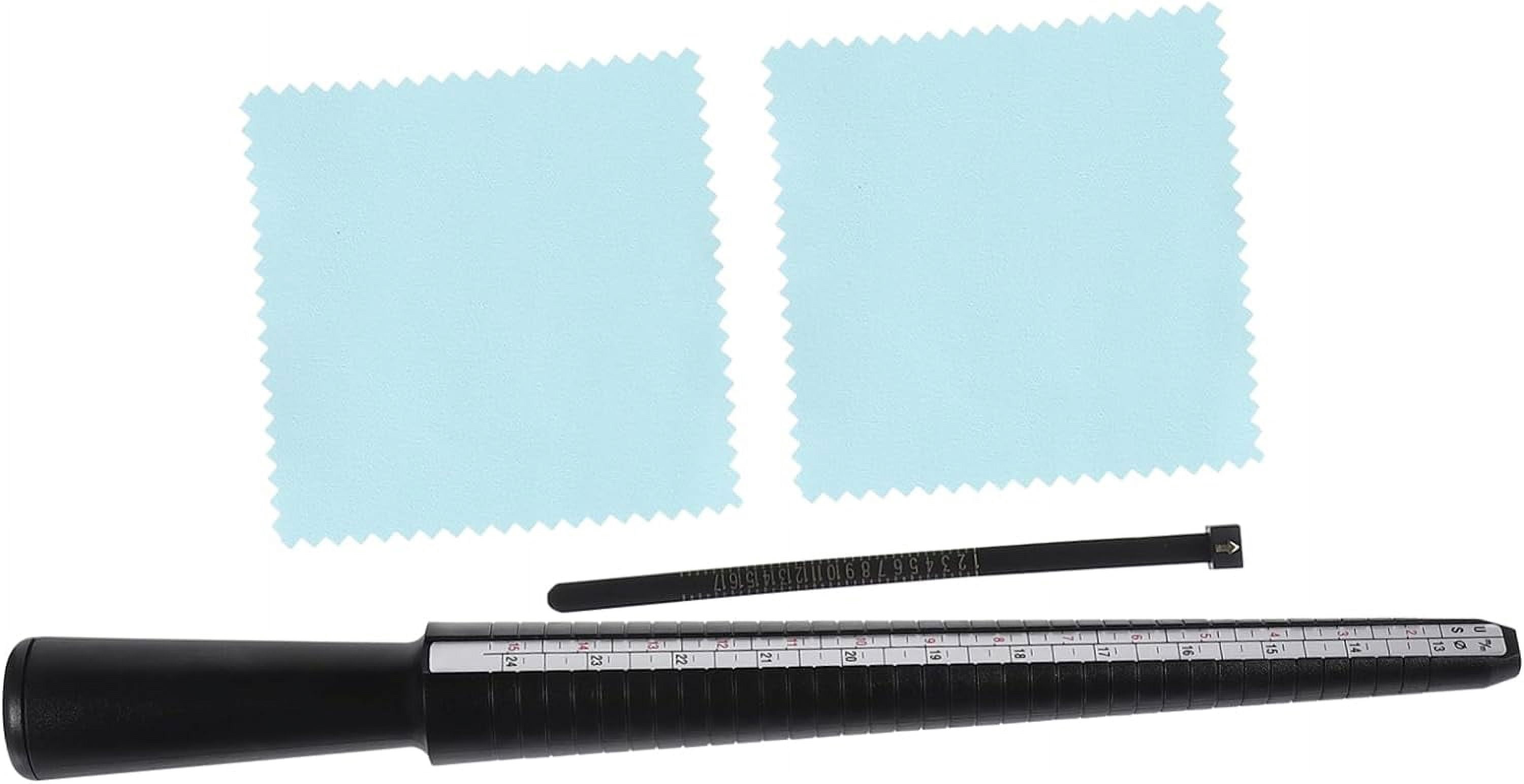 2 Sets Plastic Ring Plastigauge Jewerly Ring Sizers Mandrel Ring ...