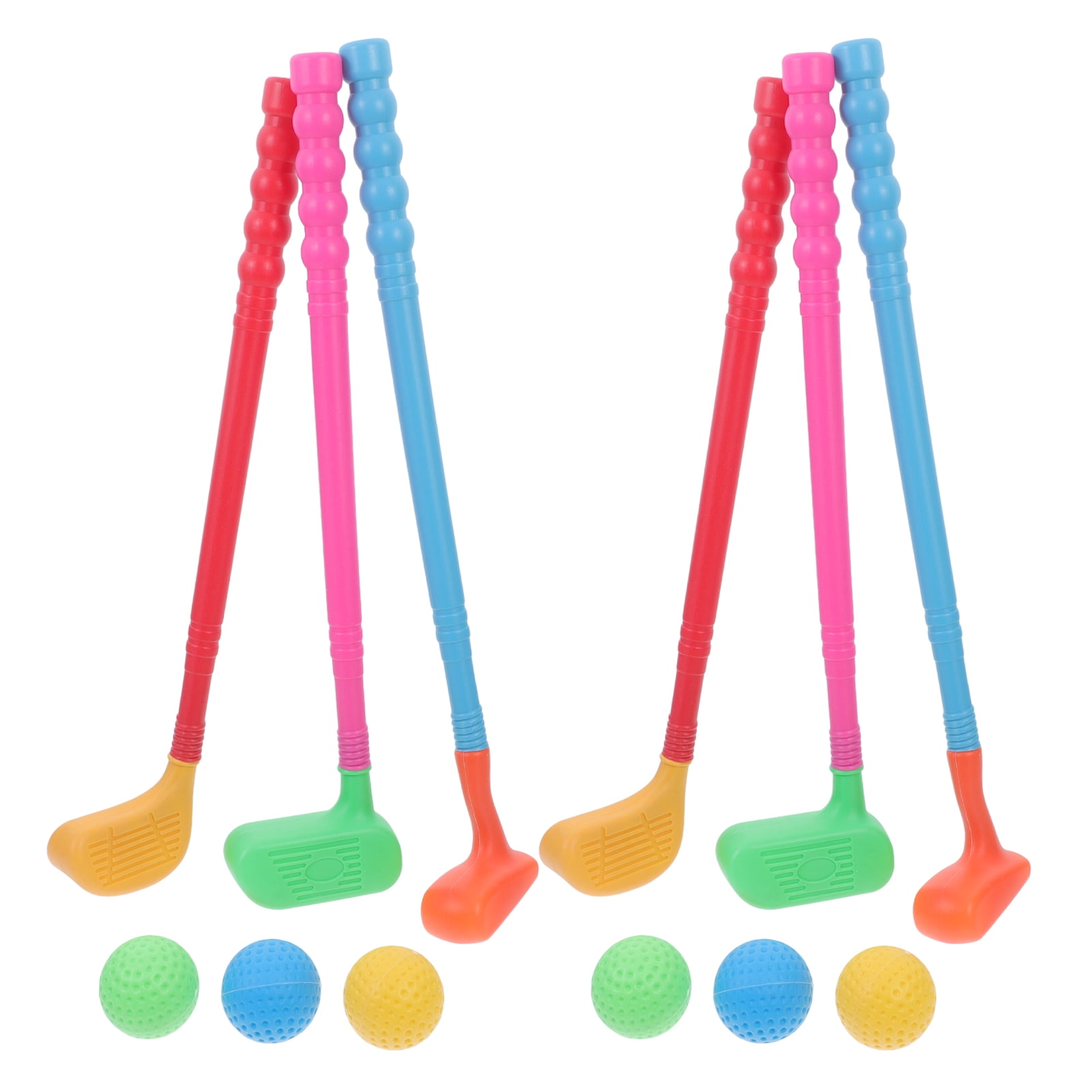 HEALEEP Golf Clubs Plastic Children Golf Kit 2 Sets 13.0x2.4x1.4in ...
