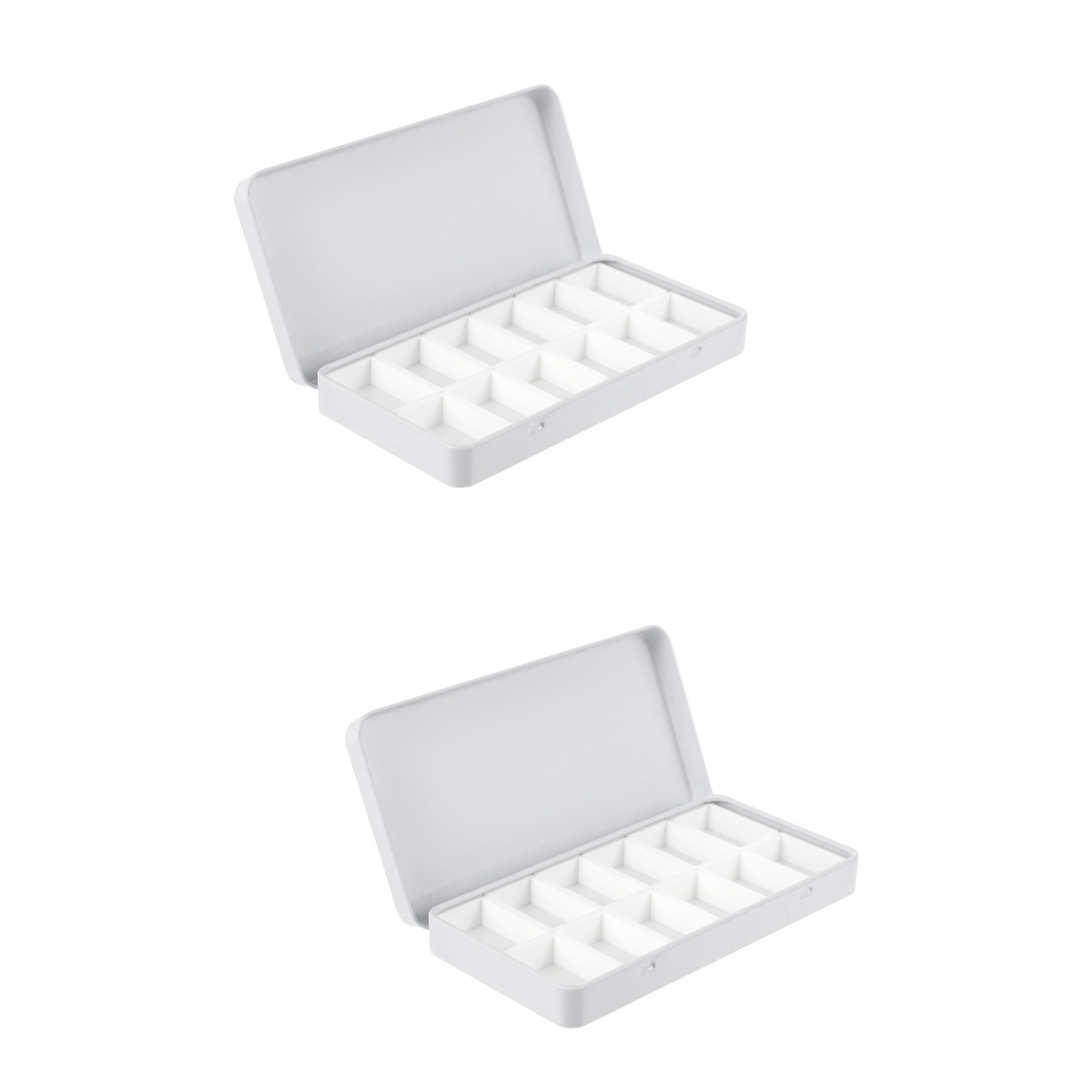 2 Sets Plastic Watercolor Paint Pan Watercolor Palettes Box Palettes ...