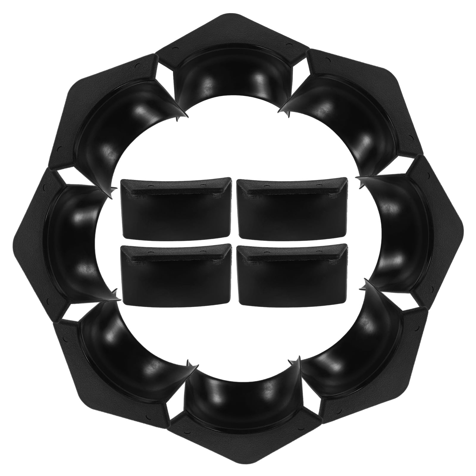 2 Sets Pool Table Tail Bag Billiards Billiard Hole Liners Pad Pool ...