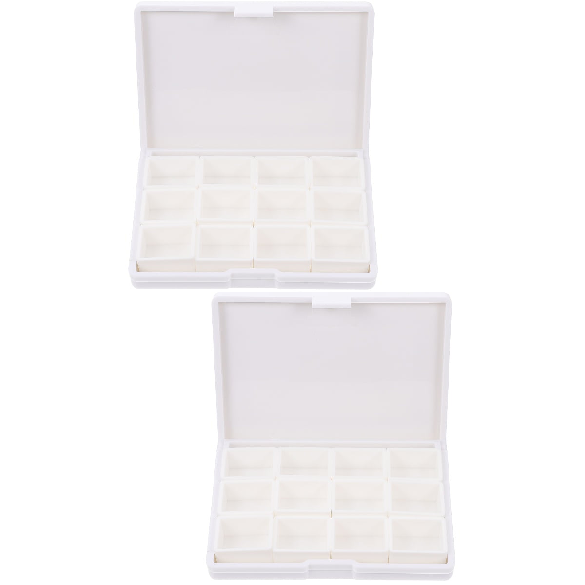 2 Sets Portable Paint Box Pigment Small Cubes Beginner White Watercolor ...