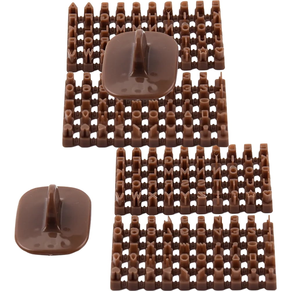 2 Sets Pottery Kit Letter Stencil Clay Lettering Decorating Office ...