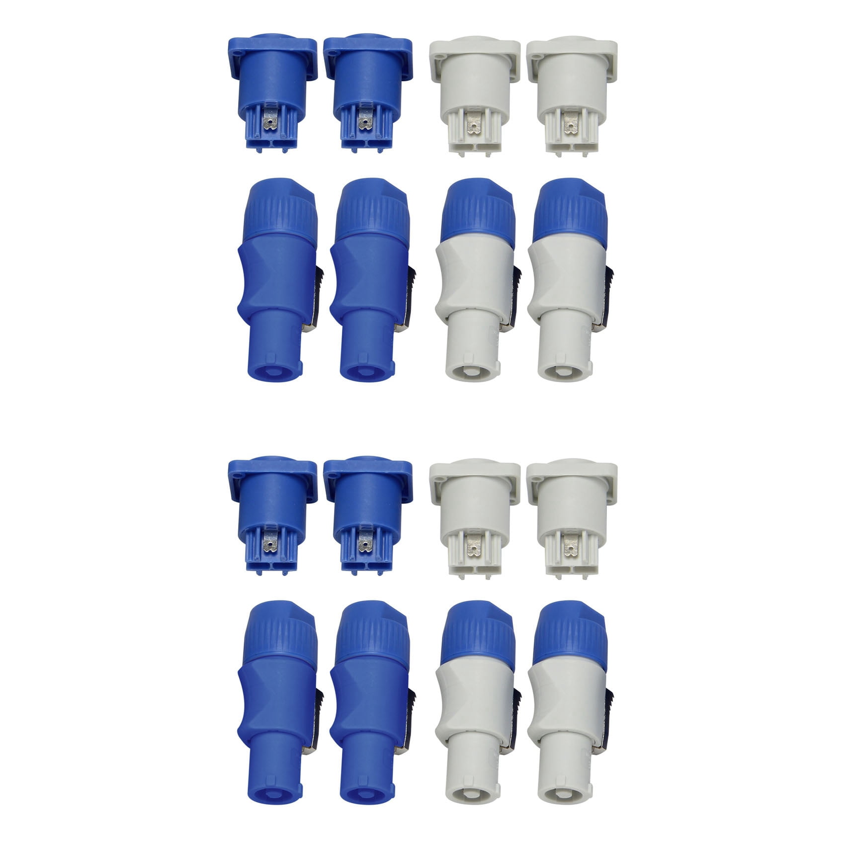 2 Sets PowerCON Connector,NAC3FCA+NAC3MPA-1&NAC3FCB+NAC3MPB-1,Lockable ...