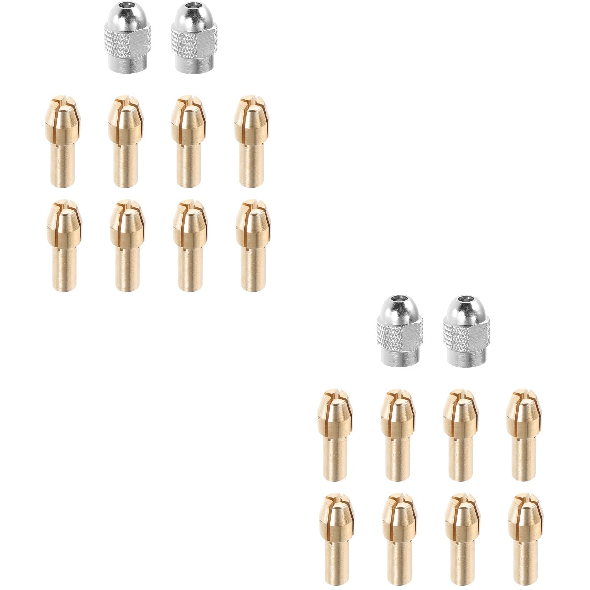 2 Sets Professional Brass Collet Drill Chuck Collet for Electric Chuck ...