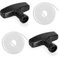 2 Sets Pull Cord Handle with 47.2 Inch Lawn Mower Pull Cord, Engine ...