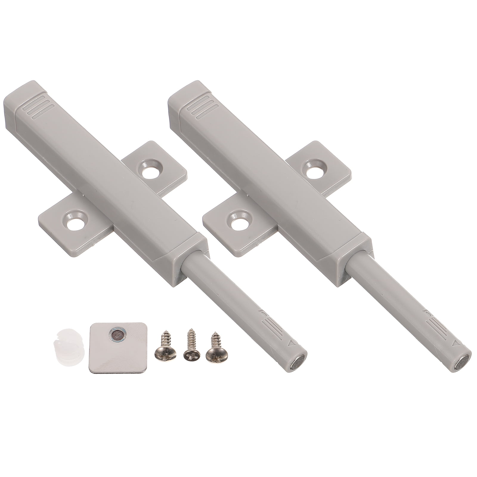 2 Sets Push To Open Door Latches Heavy Duty Cabinet Latches Push Button ...