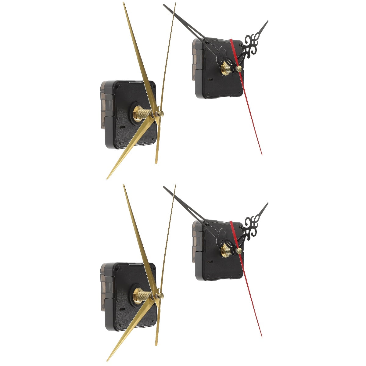 2 Sets Quartz Clock Movement Replacement Parts Repair Mechanism Clocks ...