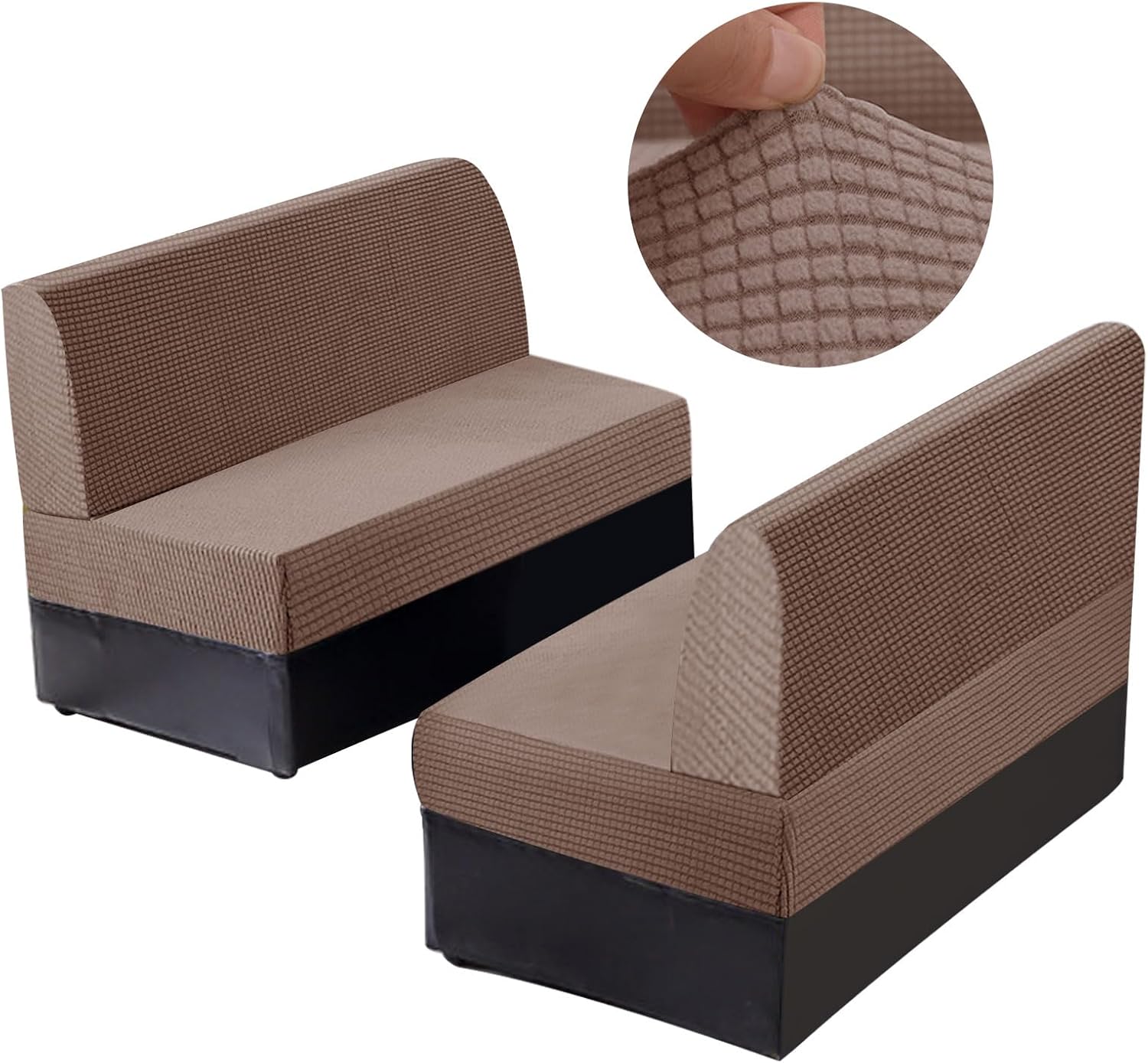 2 Sets RV Dinette Cushion Cover-Pop Up RV Camper Cushion Covers ...