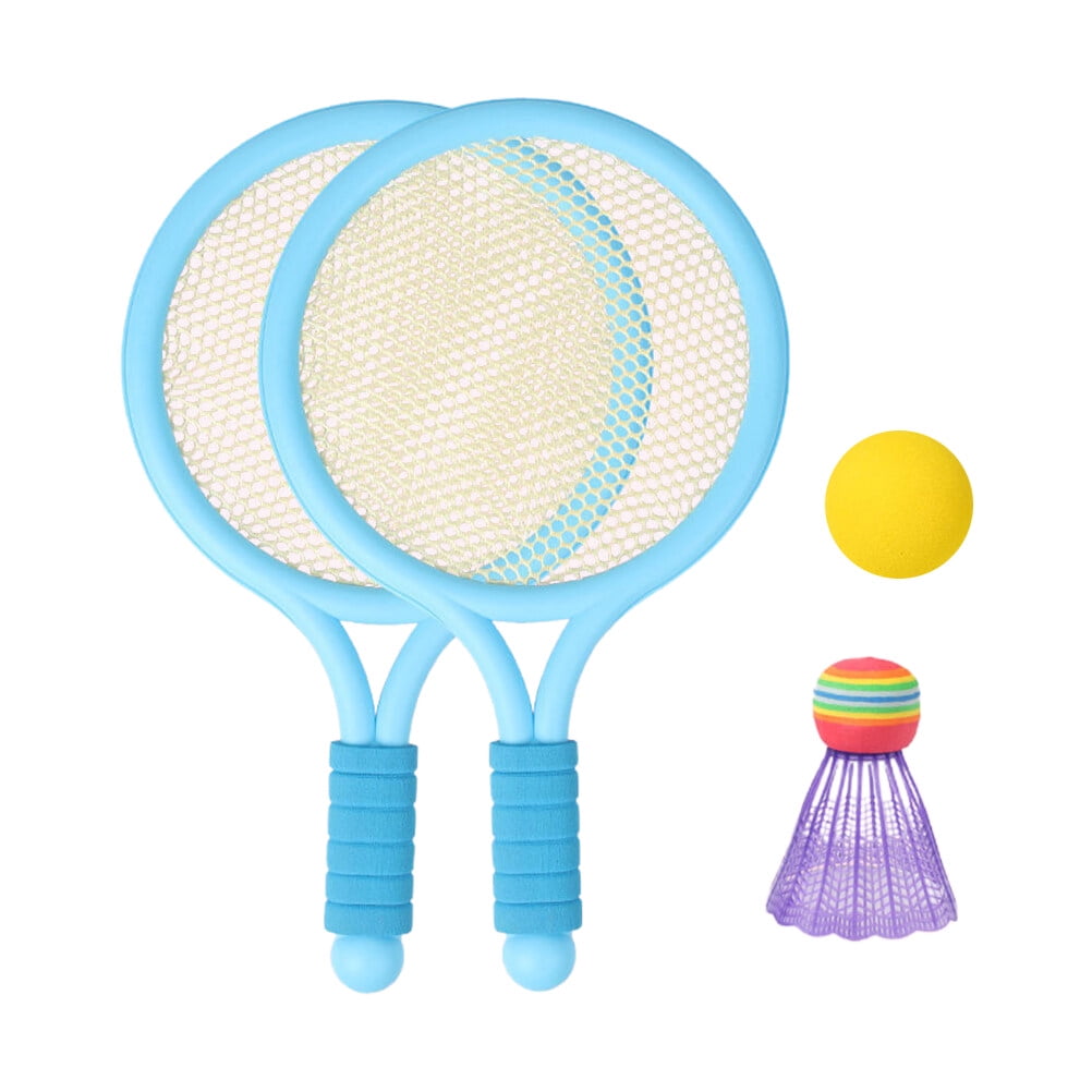 2 Sets Racket Tennis Toy Blue and White Outdoor Toys outside for Kids ...