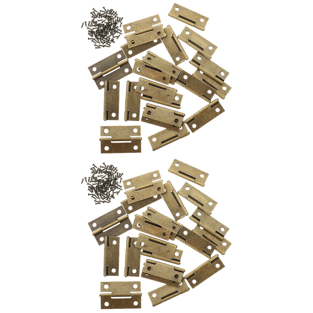 2 Sets Right Angle Hinge Door Chain Lock Child Proof Handles Hinges for ...