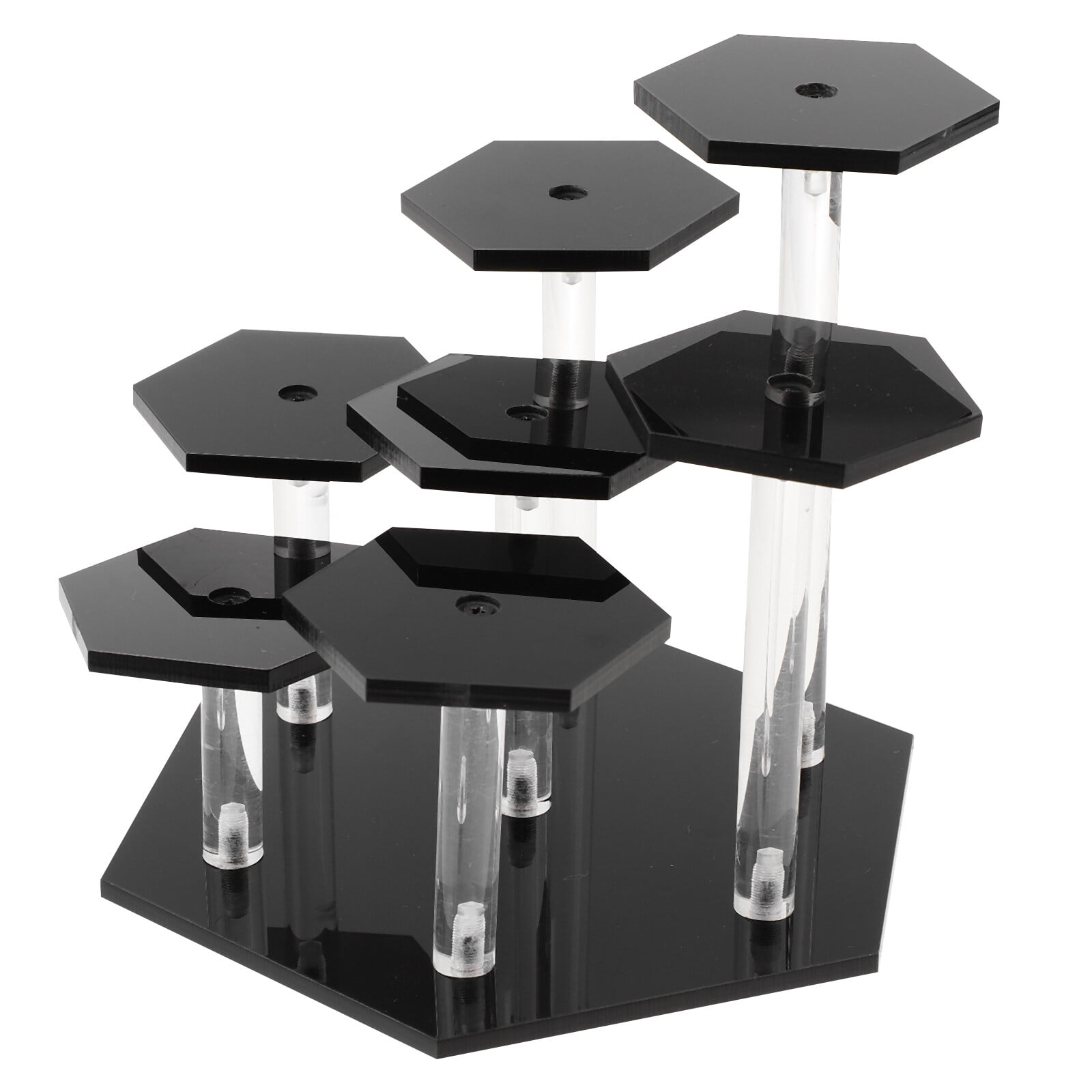 2 Sets Rings Display Stand Figure Handicraft Transparent Rack - Walmart.com