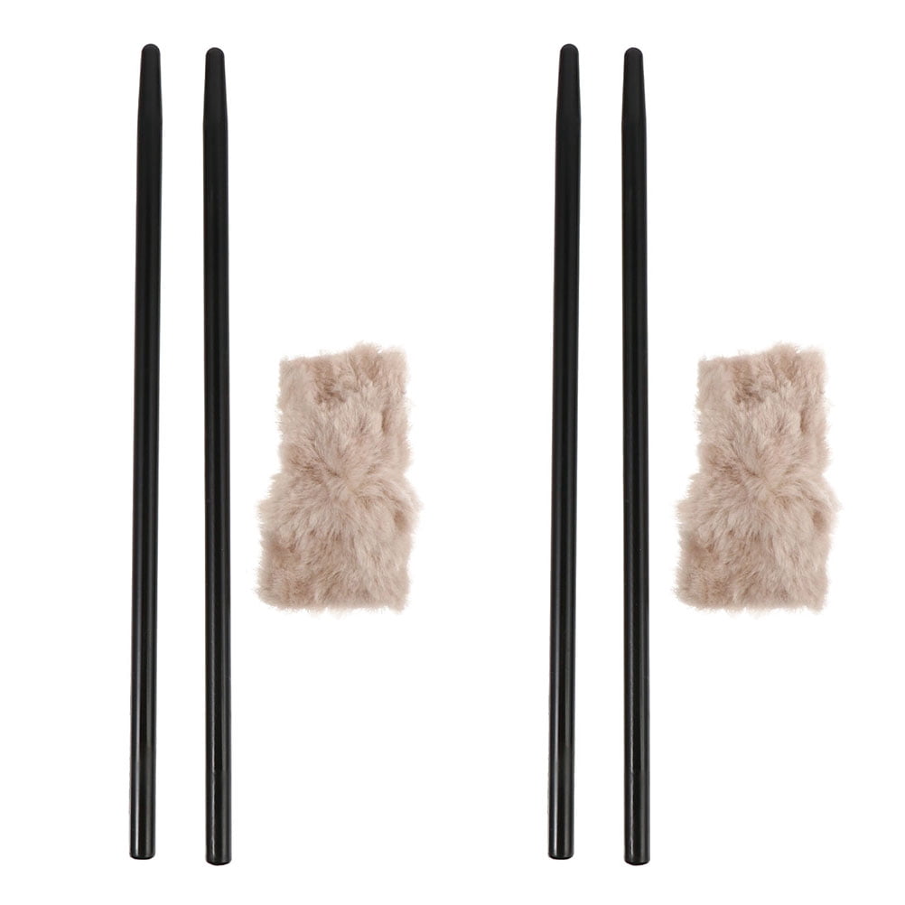 2 Sets Rubber Stick Friction Electrification Experiment Equipment ...